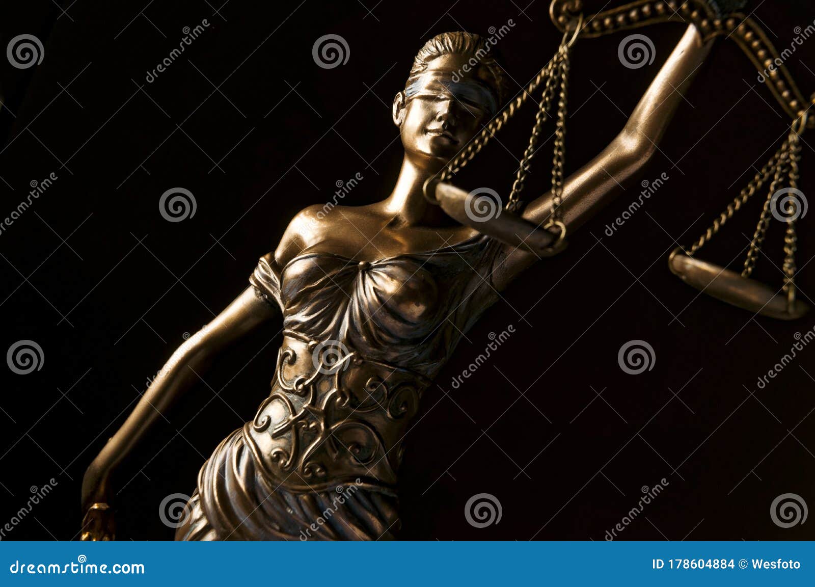 Themis on Black stock photo. Image of blindfold, profession - 178604884