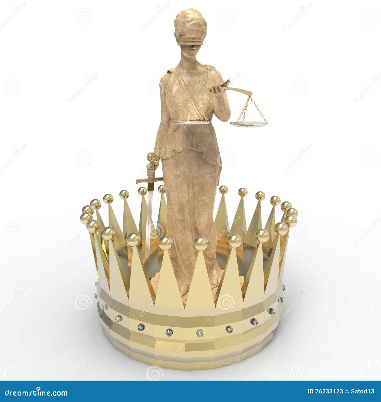 Themis - Goddess Of Justice The Symbol Of Law Stock Photography ...