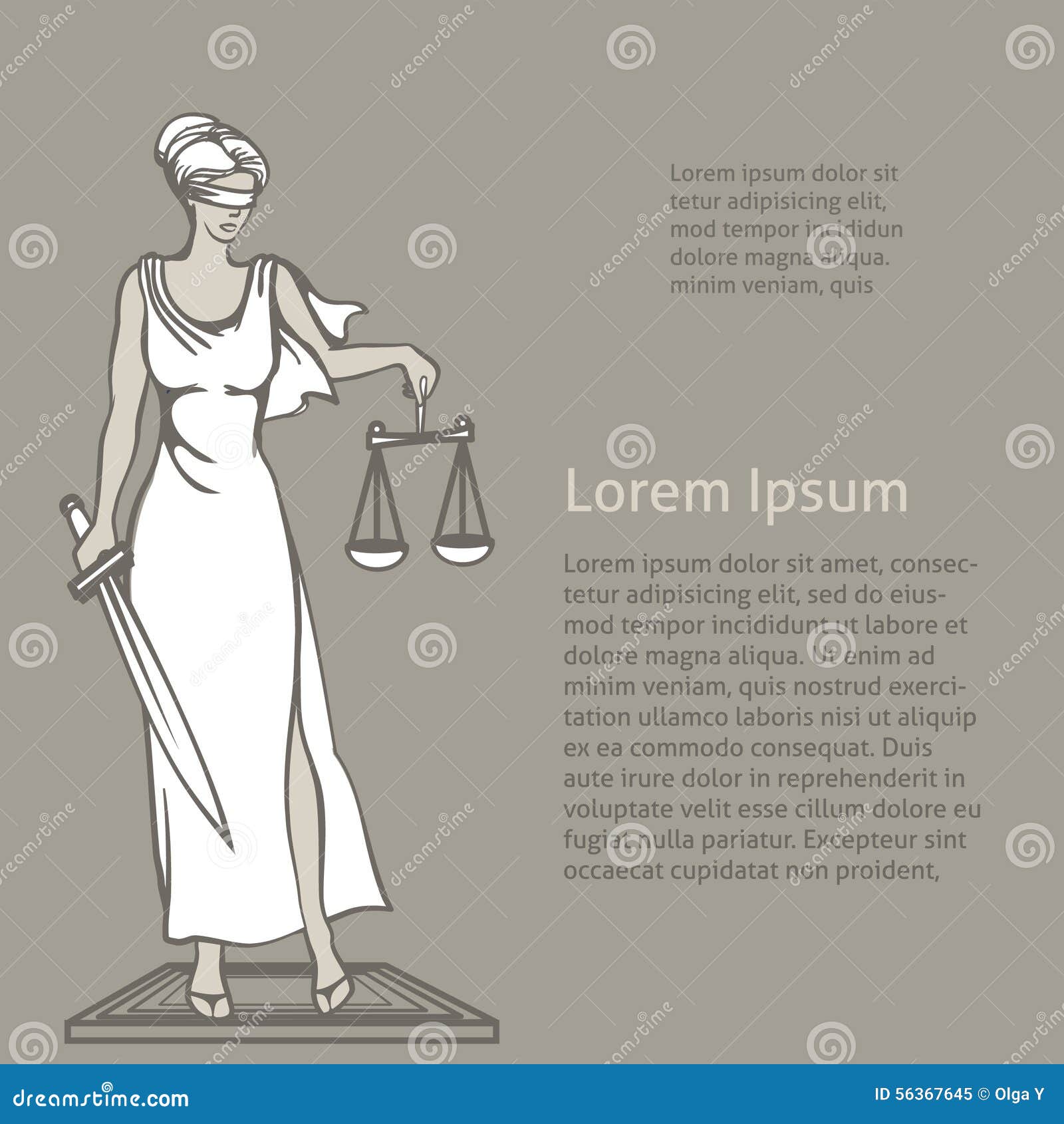 Vector Art Themis A Goddess Of Justice Clipart