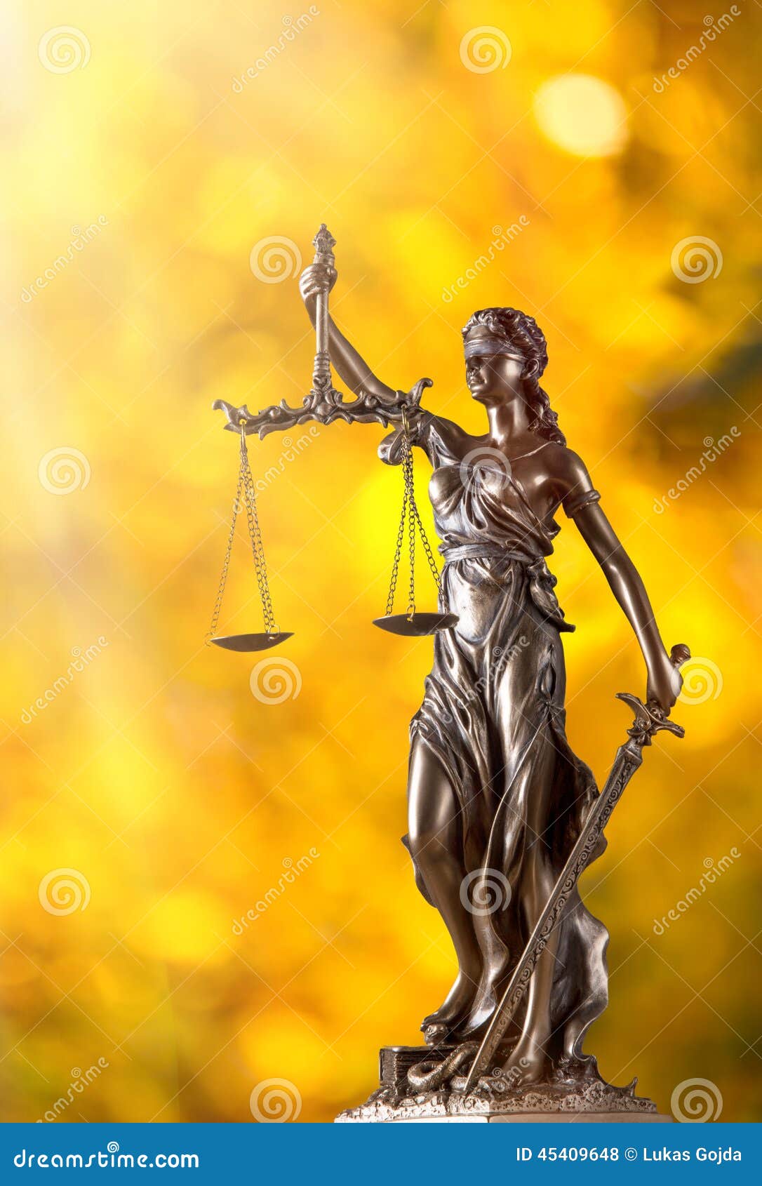 Themis in Spotlight, Law Concept. Stock Photo - Image of justness ...