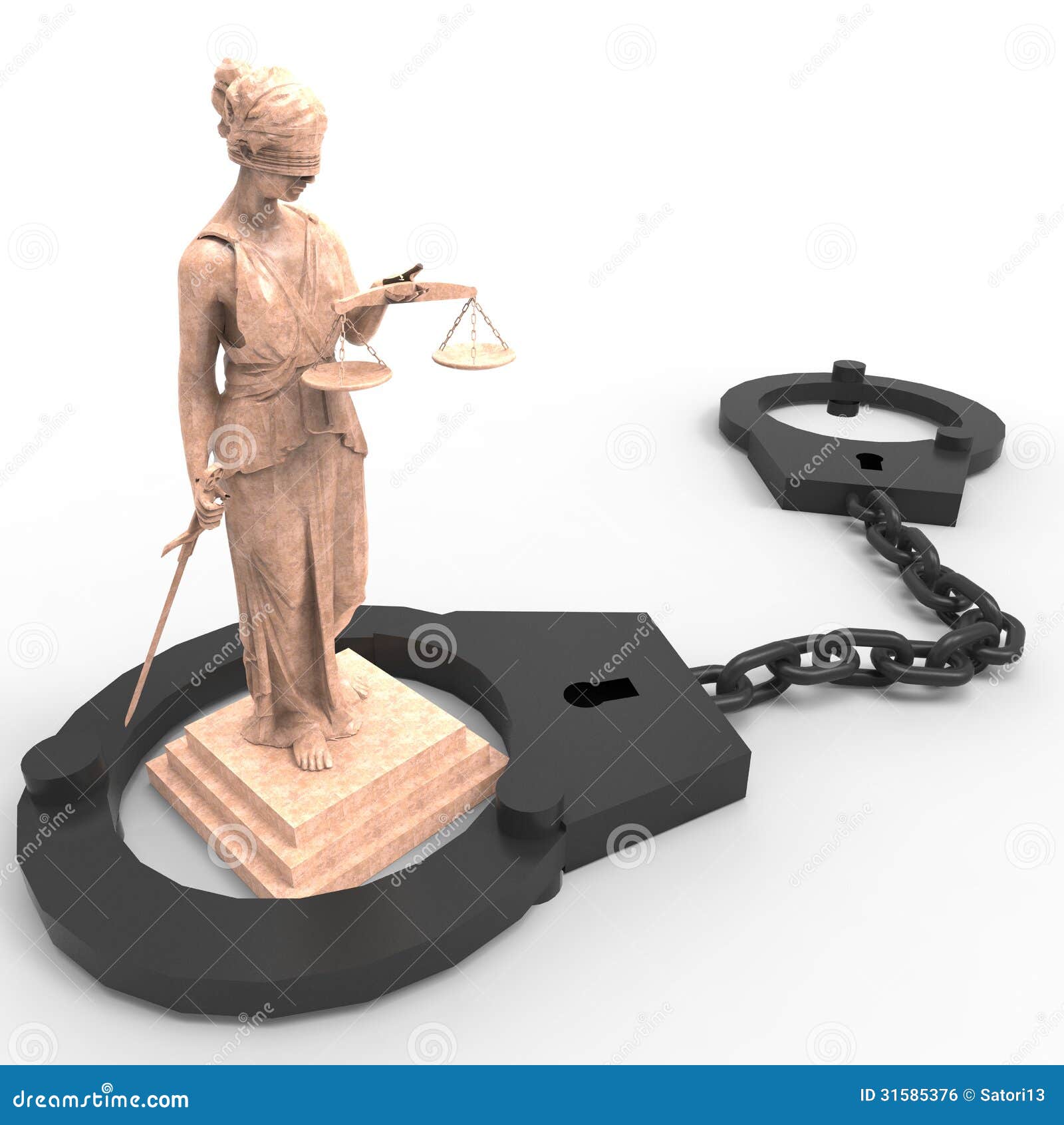 Themis Statue Holding Scales Balance Continuous One Line Vector Drawing ...