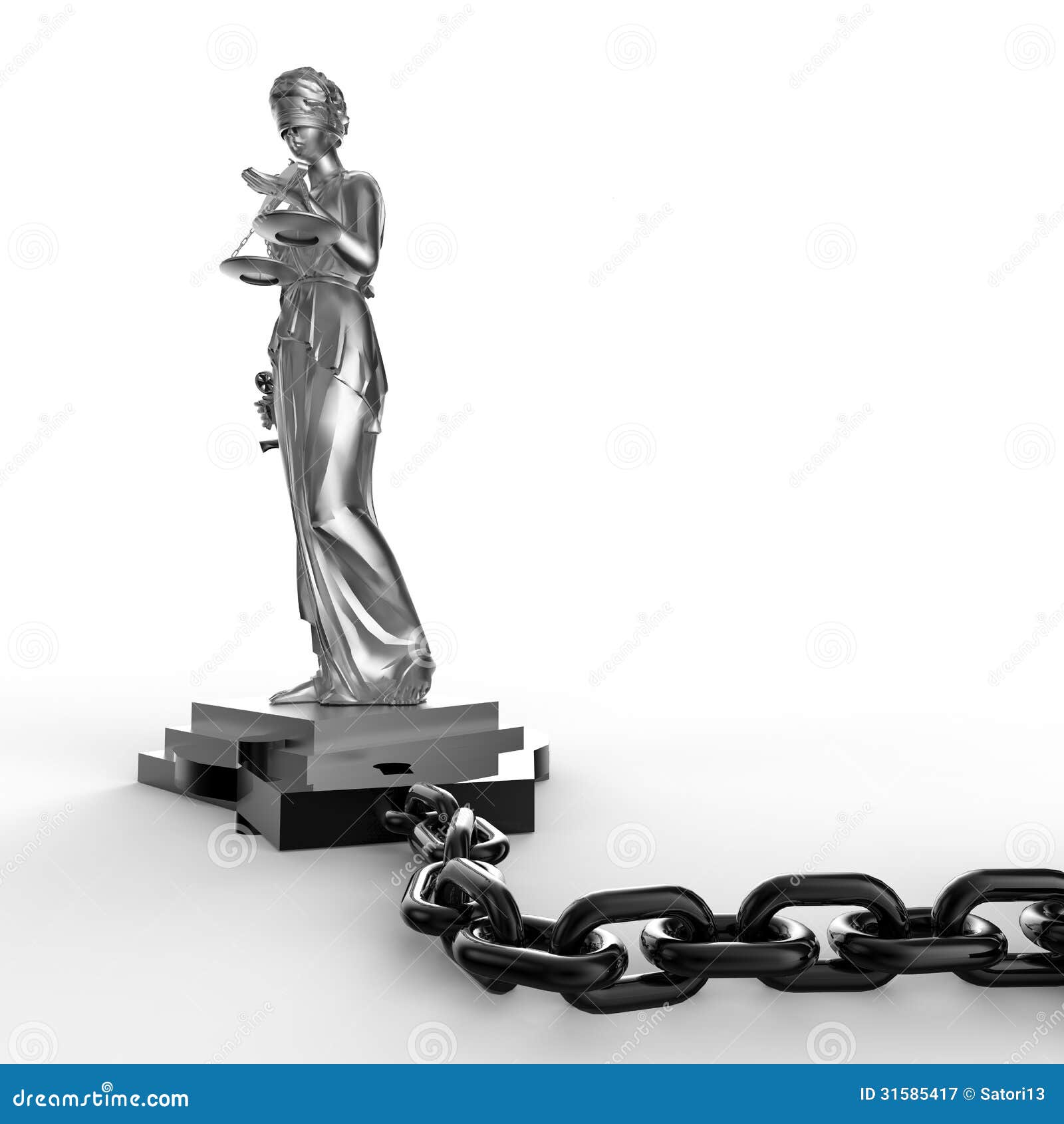 Themis Statue Holding Scales Balance Continuous One Line Vector Drawing ...