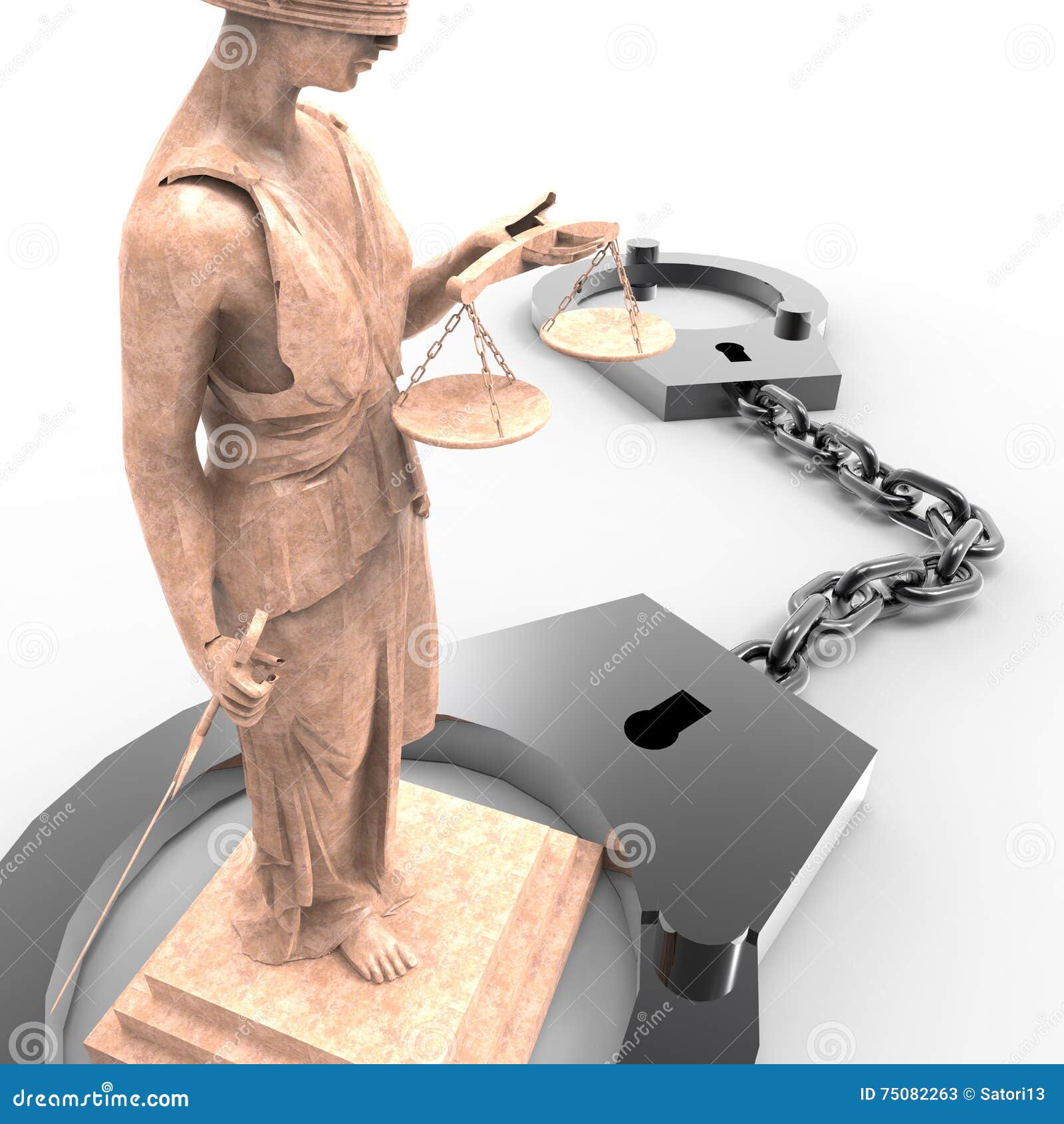 Themis Statue Holding Scales Balance Continuous One Line Vector Drawing ...