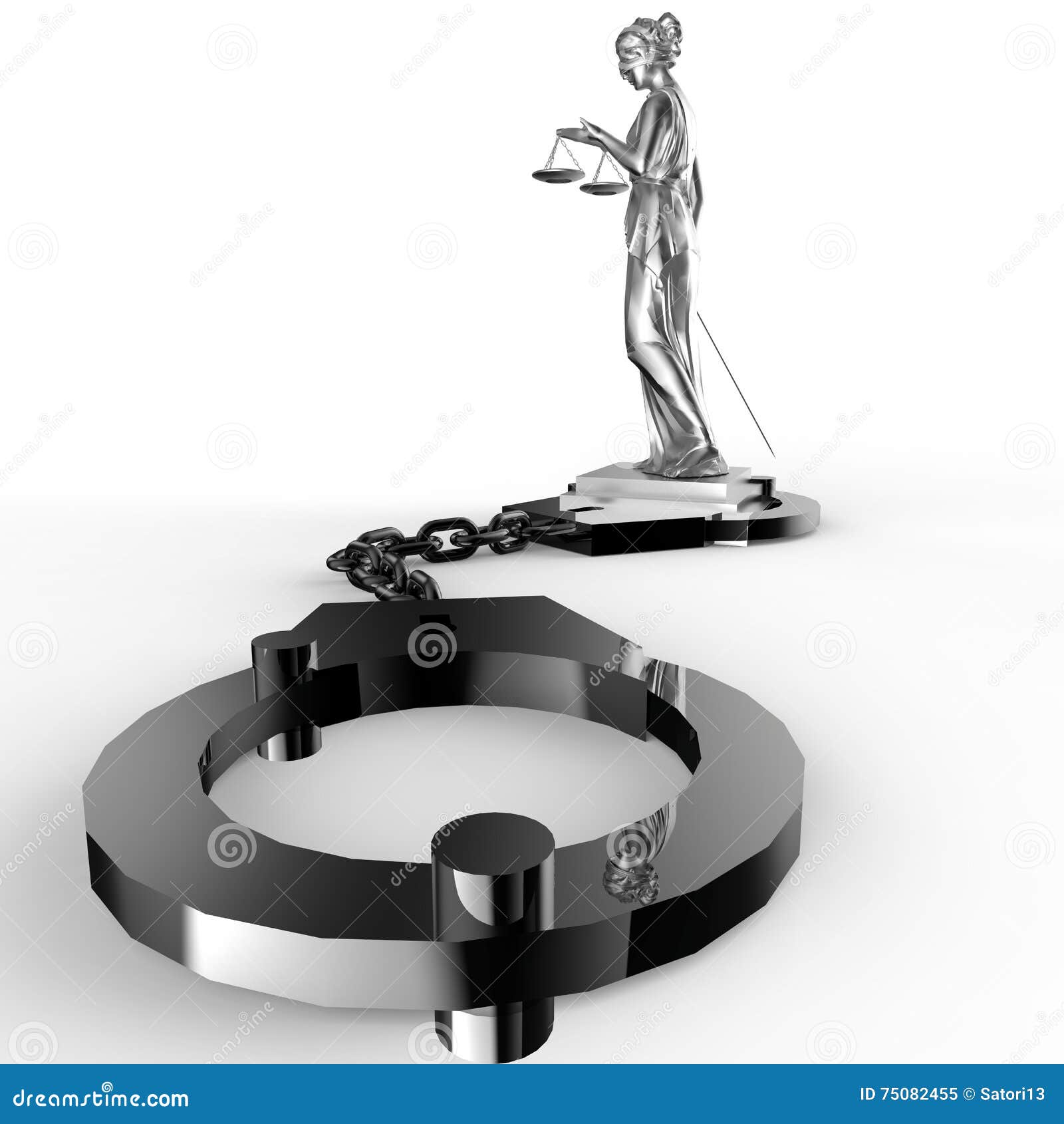 Themis Statue Holding Scales Balance Continuous One Line Vector Drawing ...