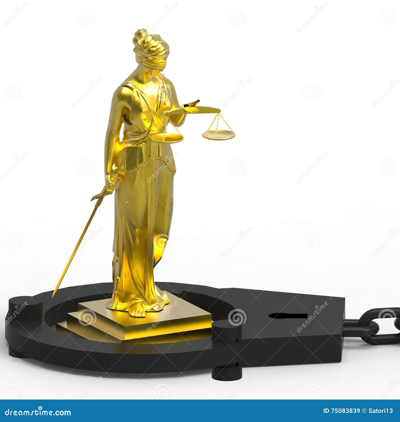 Themis Statue Holding Scales Balance Continuous One Line Vector Drawing ...