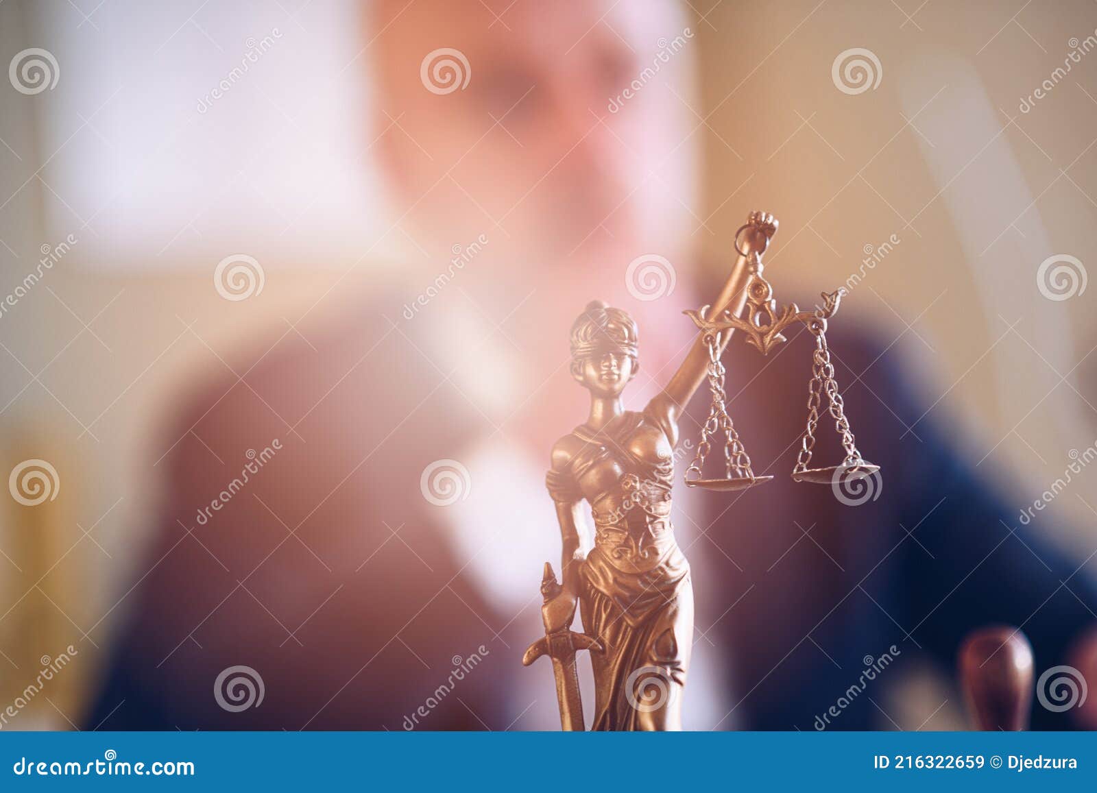 Themis Statue. Symbol of Law and Justice. Stock Image - Image of legal ...