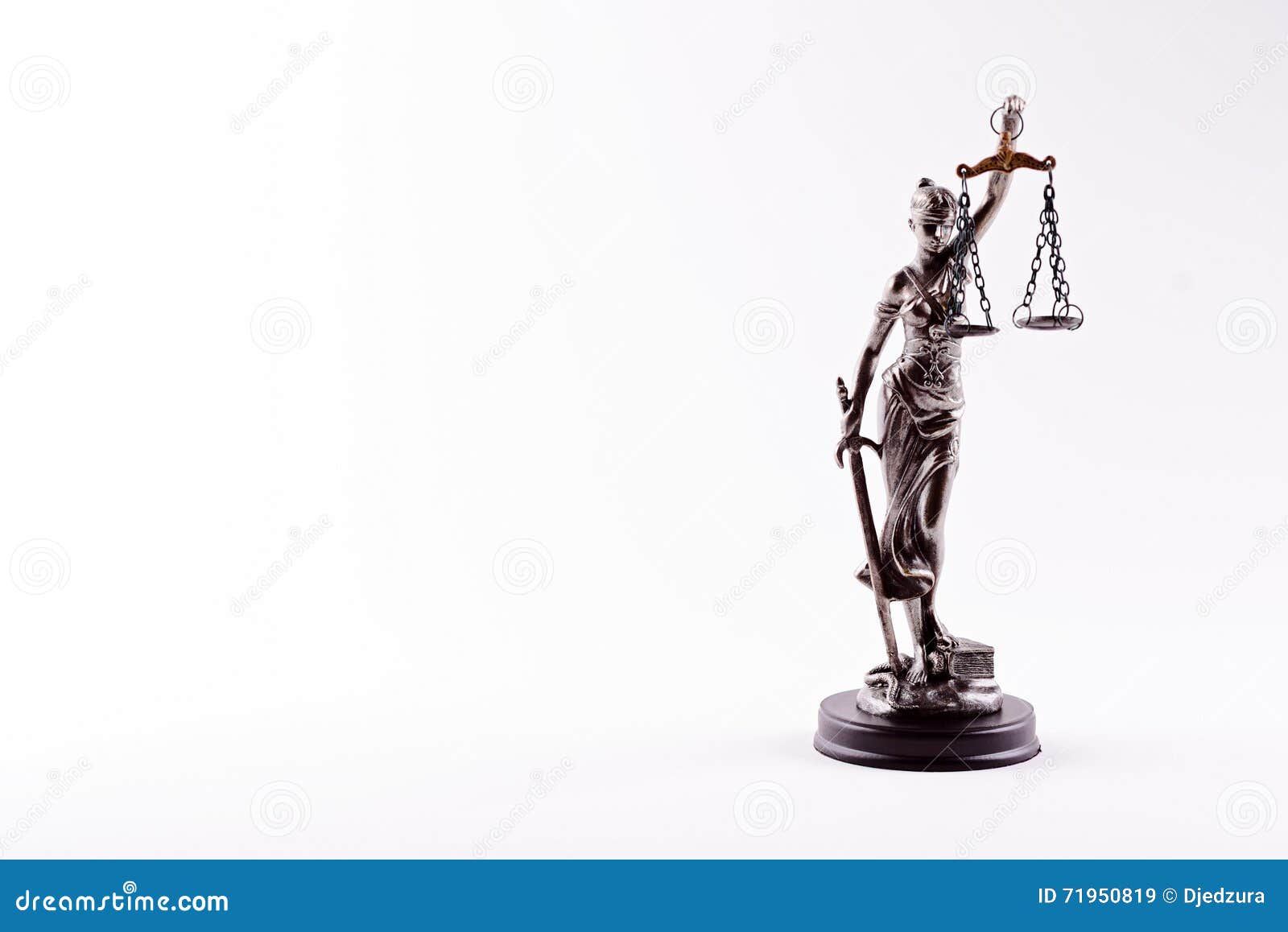Themis - Statuette of the Goddess of Justice Stock Image - Image of ...
