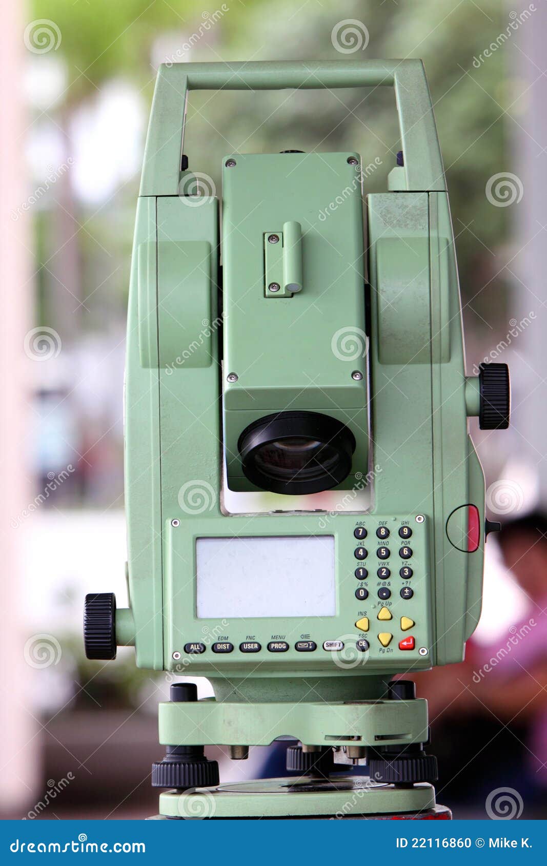 Theodolite stock photo. Image of building, industrial - 22116860