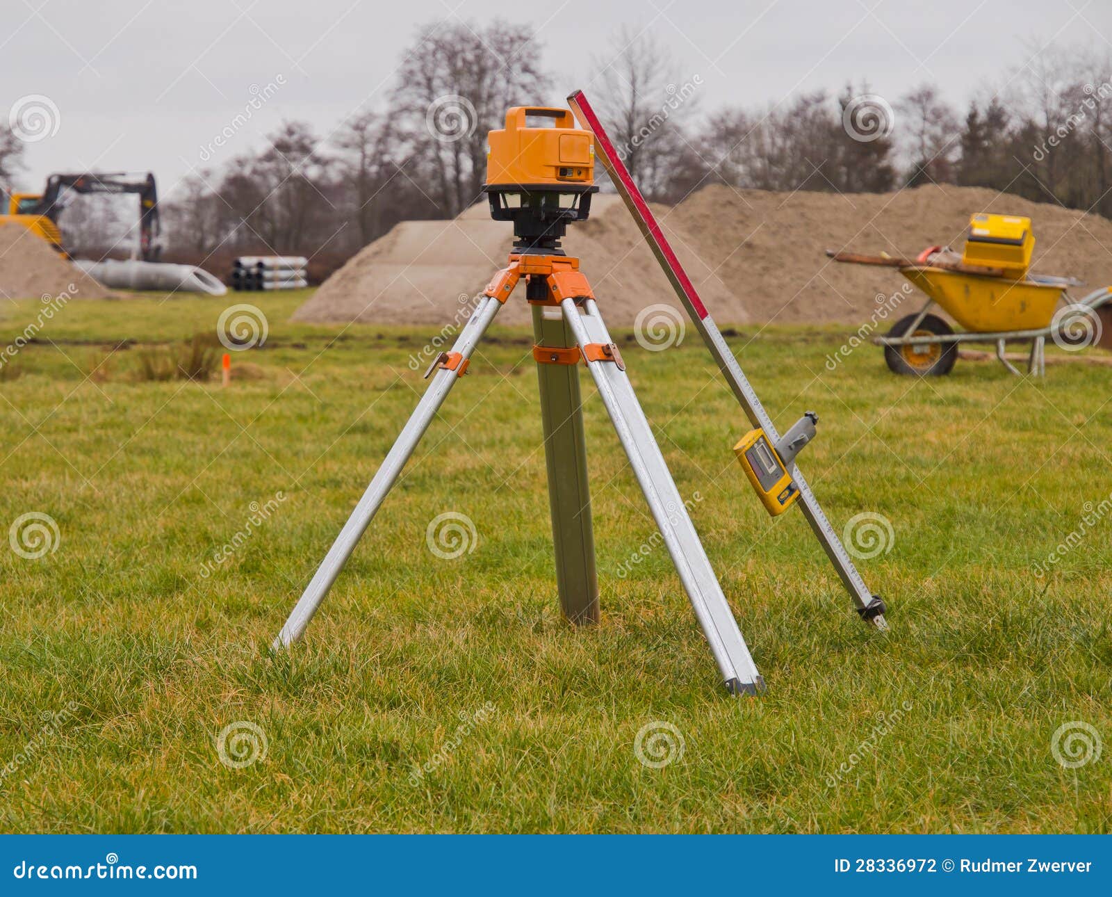 Theodolite stock photo. Image of geodesic, global, positioning - 28336972