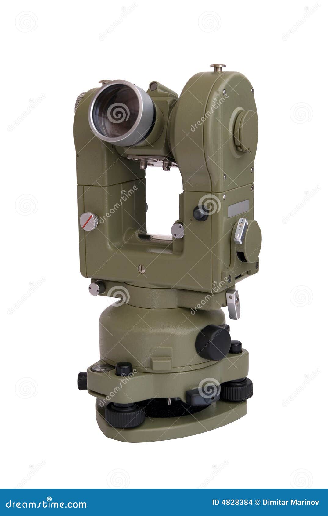 Theodolite stock photo. Image of exact, isolated, measurement - 4828384