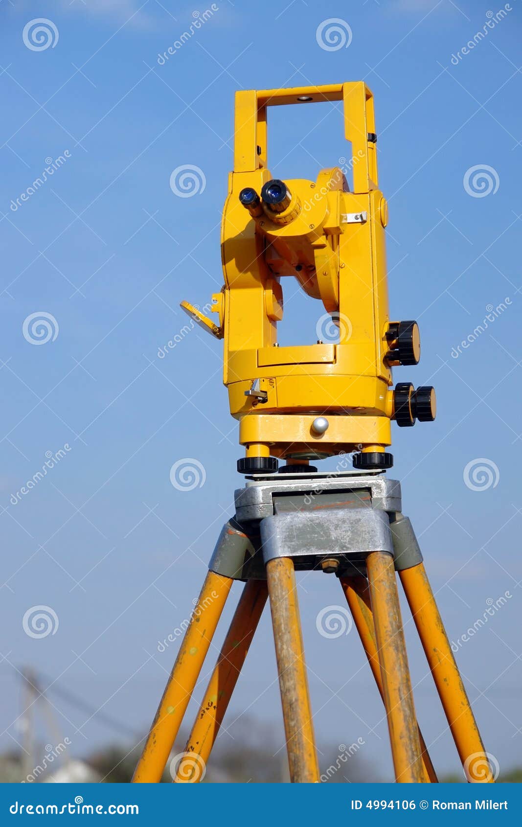 Theodolite stock photo. Image of precision, level, measure - 4994106