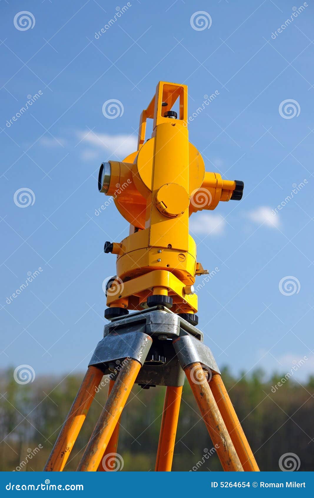 Theodolite stock photo. Image of geodesy, archeology, field - 5264654