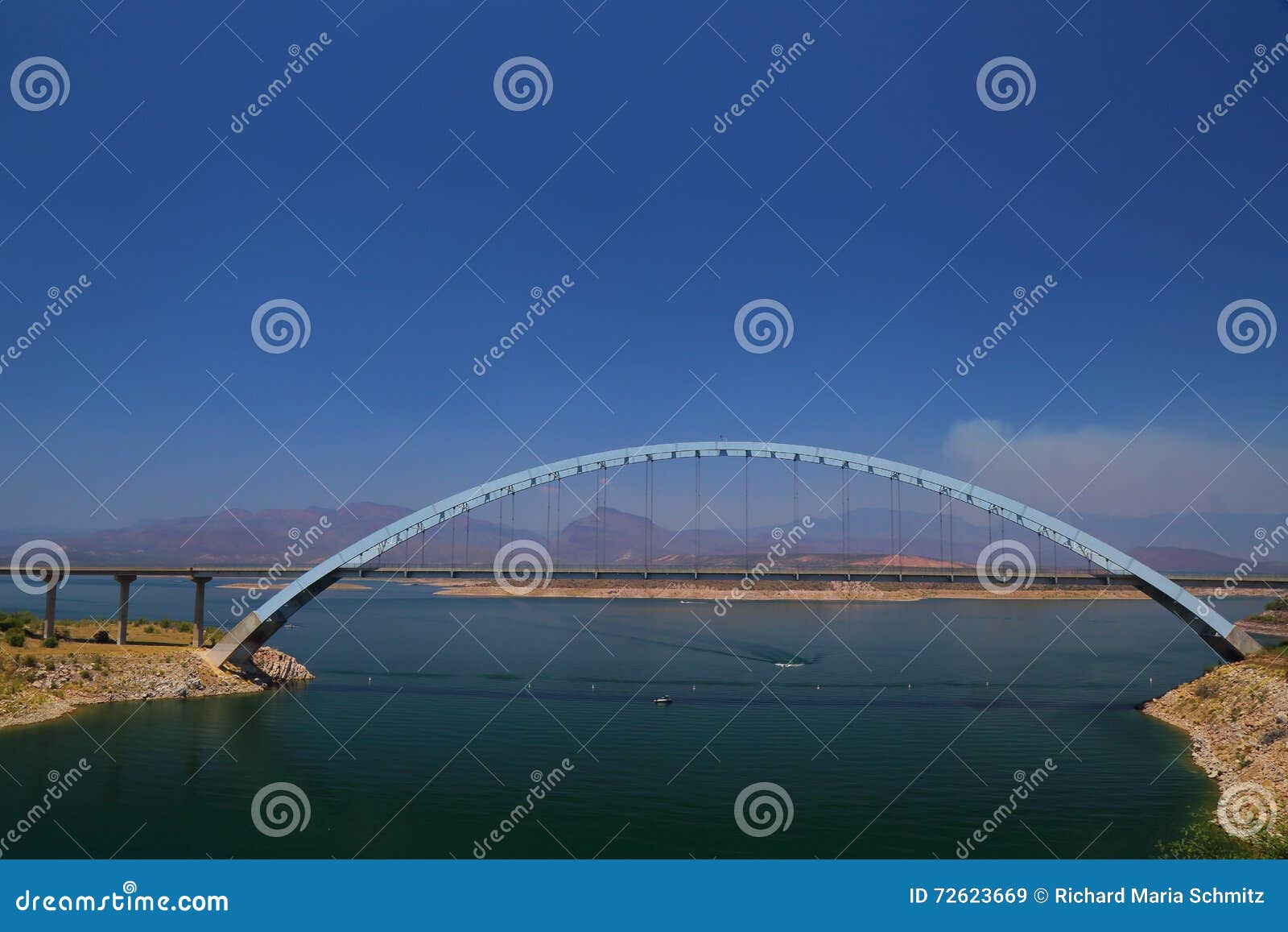 Theodore Roosevelt bridge stock image. Image of theodore - 72623669