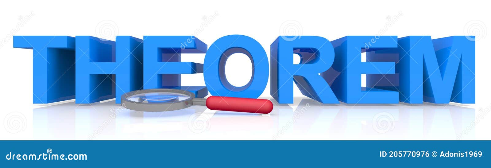 Theorem on white stock illustration. Illustration of application ...