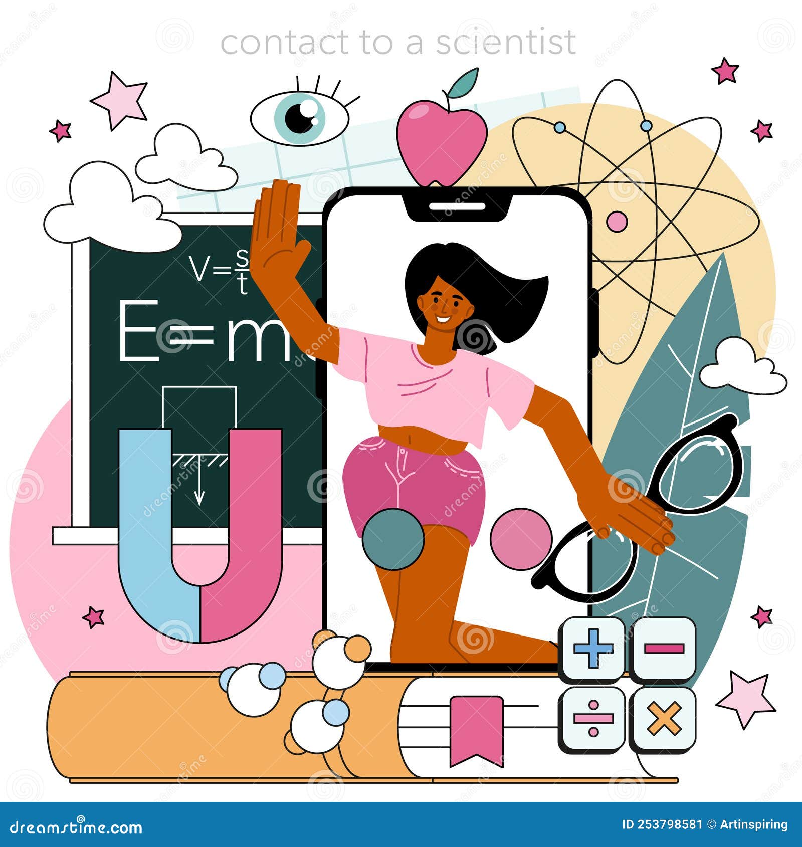 Theoretical Physicist Online Service or Platform. Theoretical Concept ...