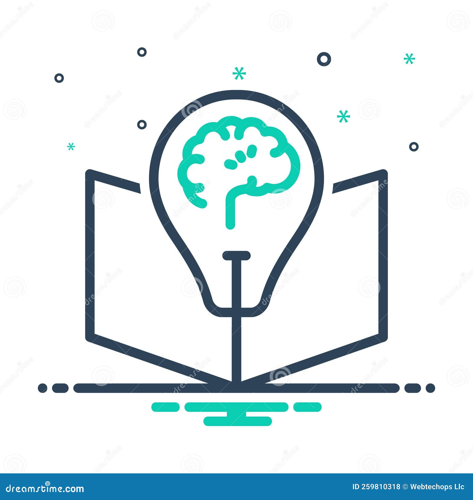 Mix Icon for Theories, Method and Idea Stock Illustration ...