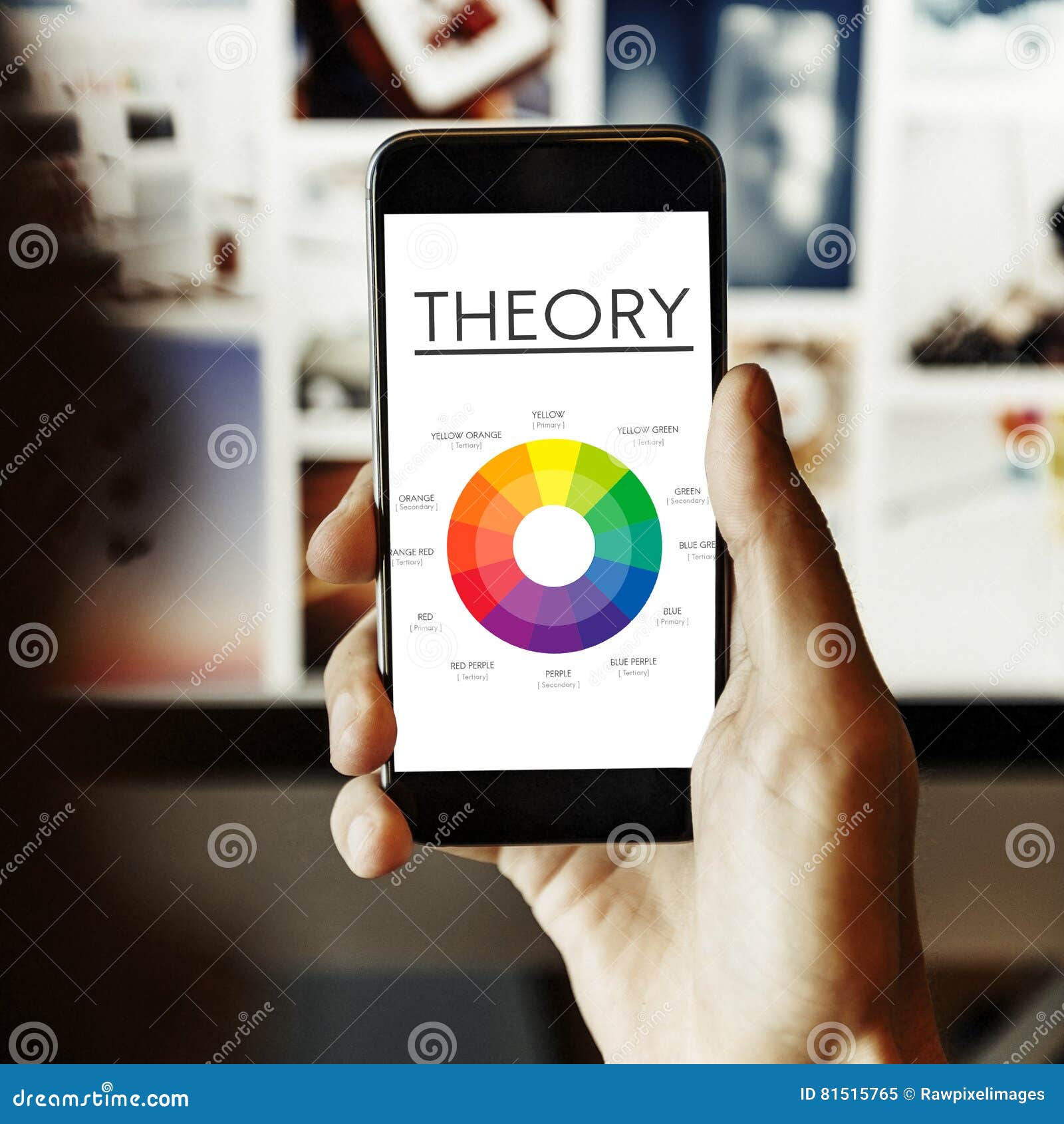 Theory Graphic Chart Color Scheme Concept Stock Image - Image of blog ...