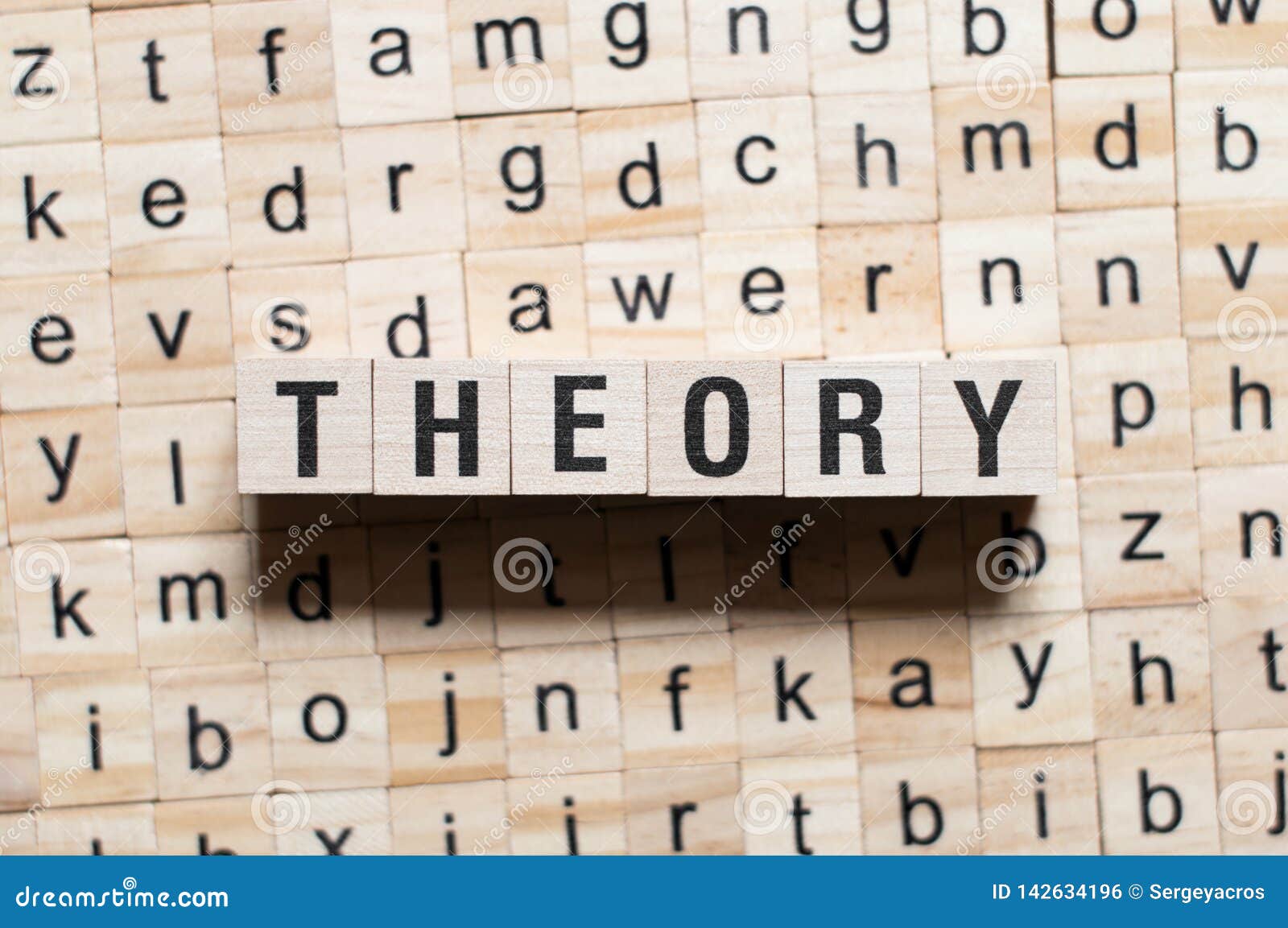 Theory word concept stock photo. Image of news, learn - 142634196