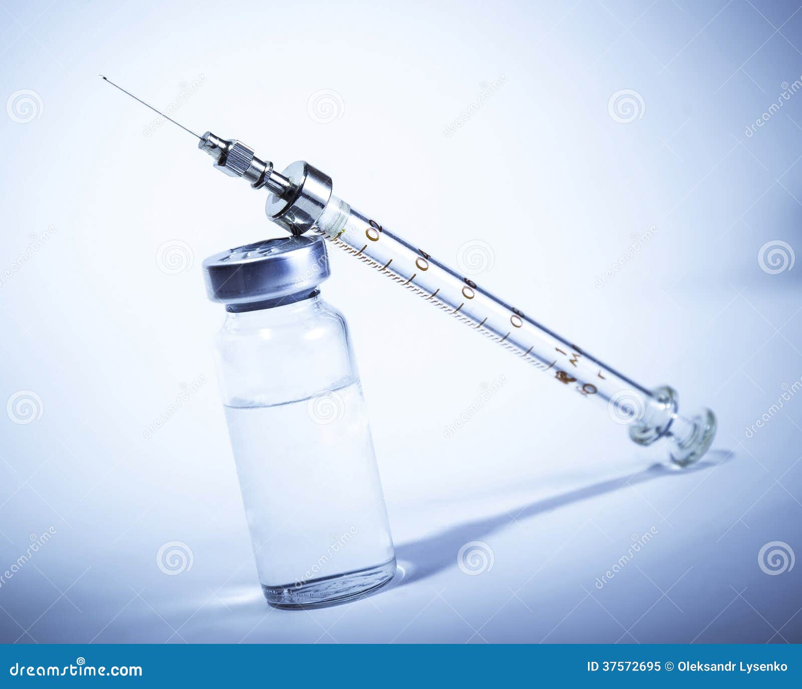 Therapeutic Injection of the Drug Stock Image - Image of illness ...