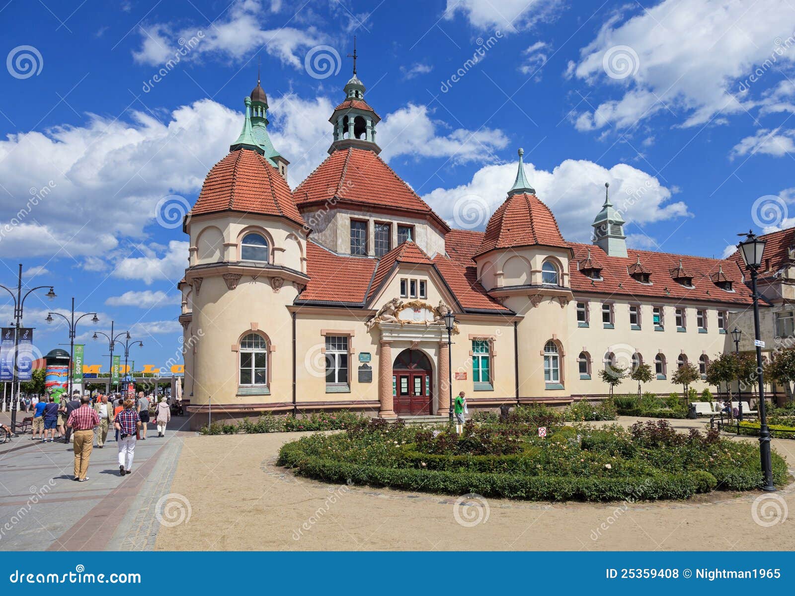 Therapeutic Spa in Sopot, Poland Editorial Stock Photo - Image of pier ...