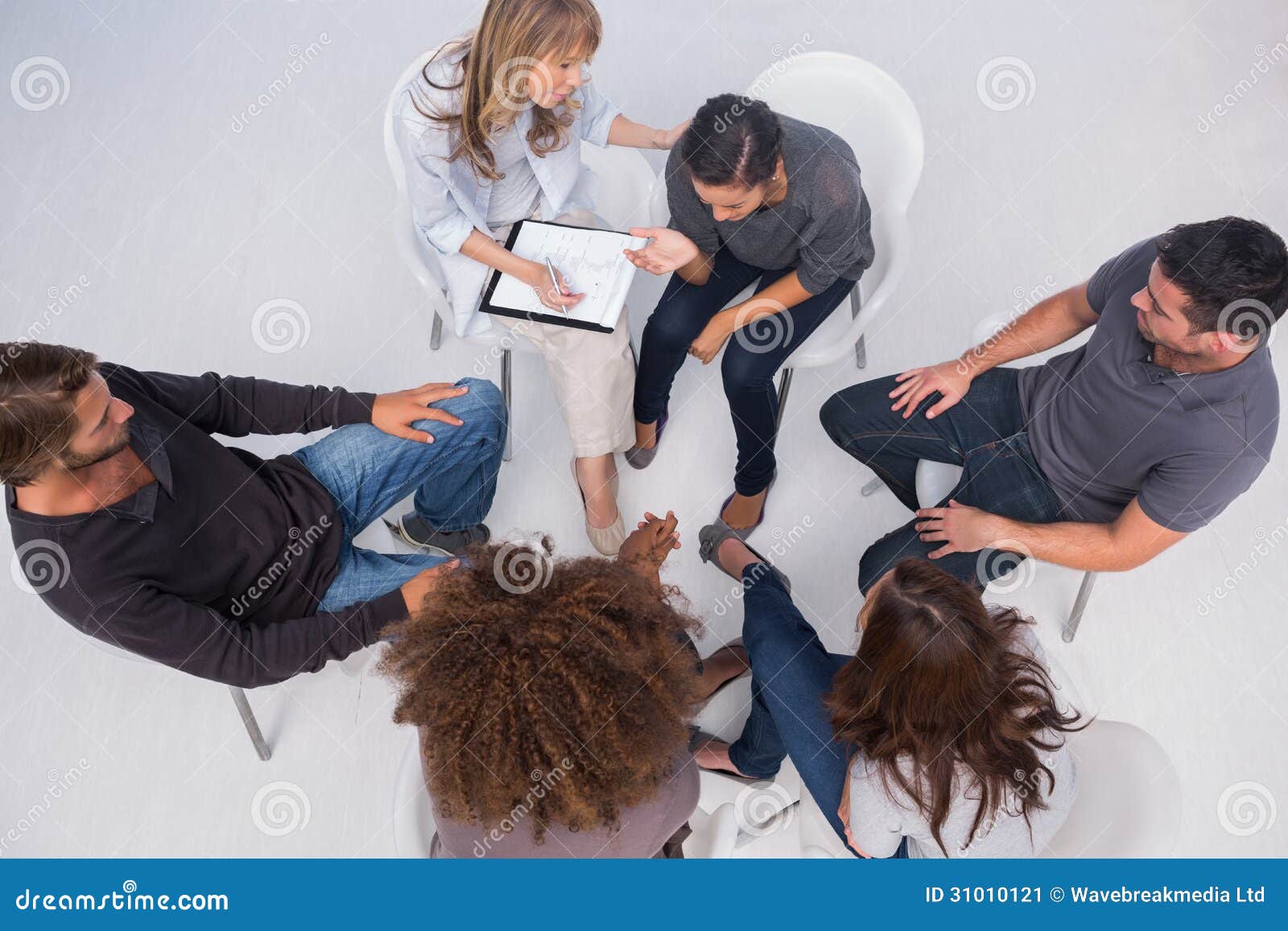 Therapist Helping a Patient Stock Image - Image of crying, listening ...