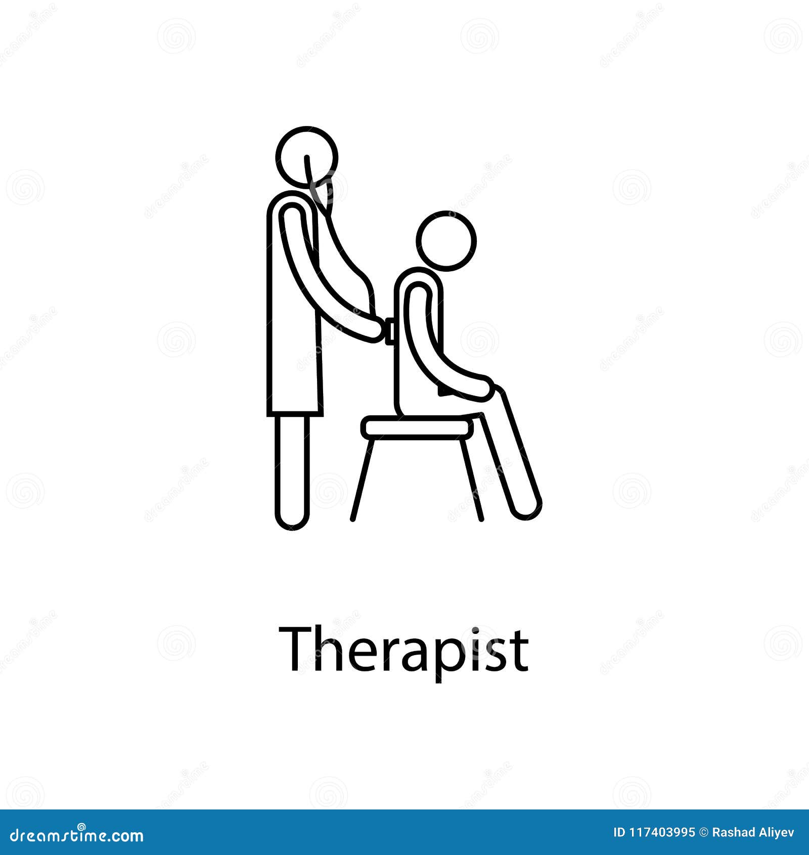 Therapist Icon. Element of Medicine Icon with Name for Mobile Concept ...