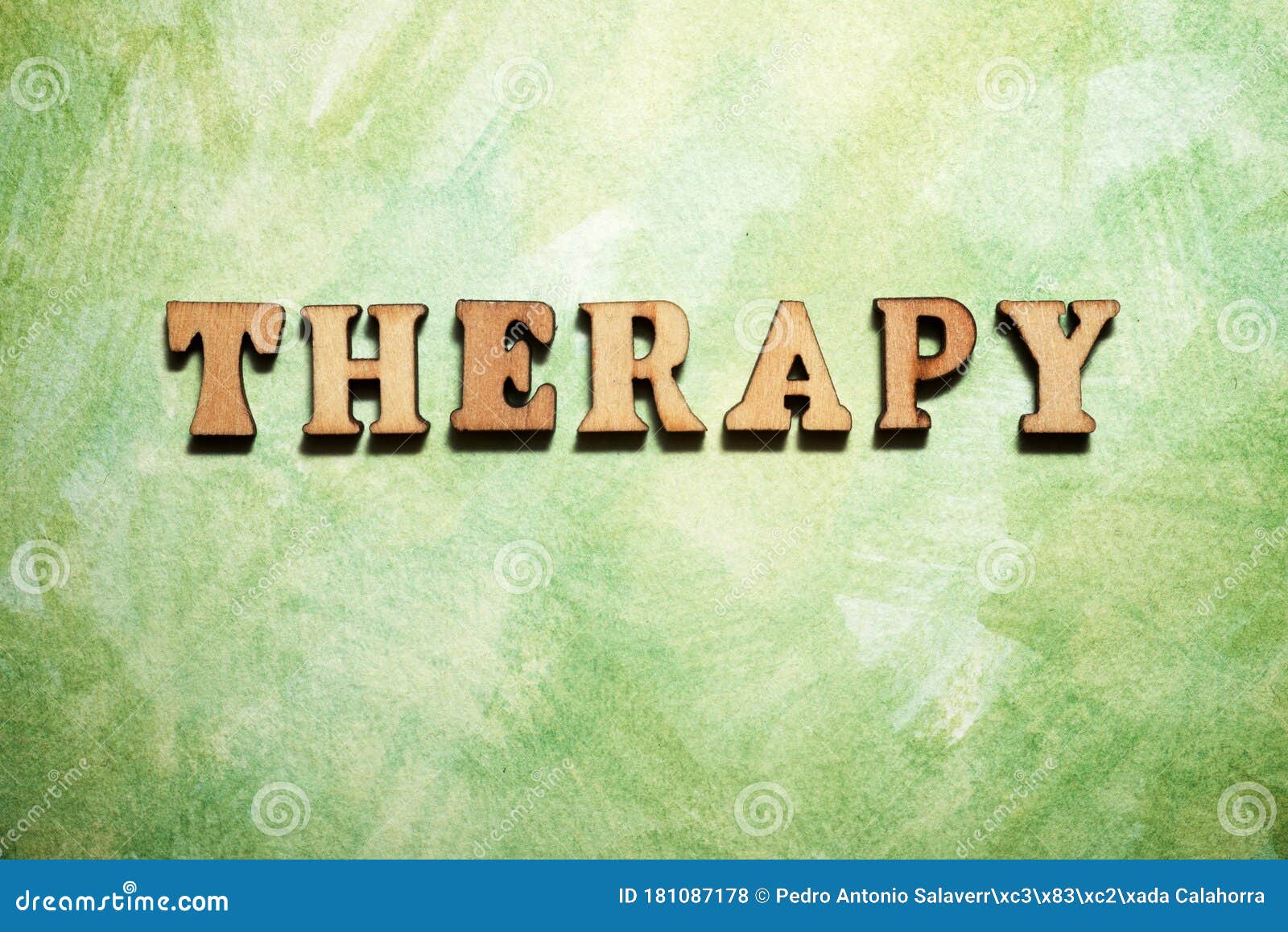 Therapy word view stock photo. Image of concept, concepts - 181087178