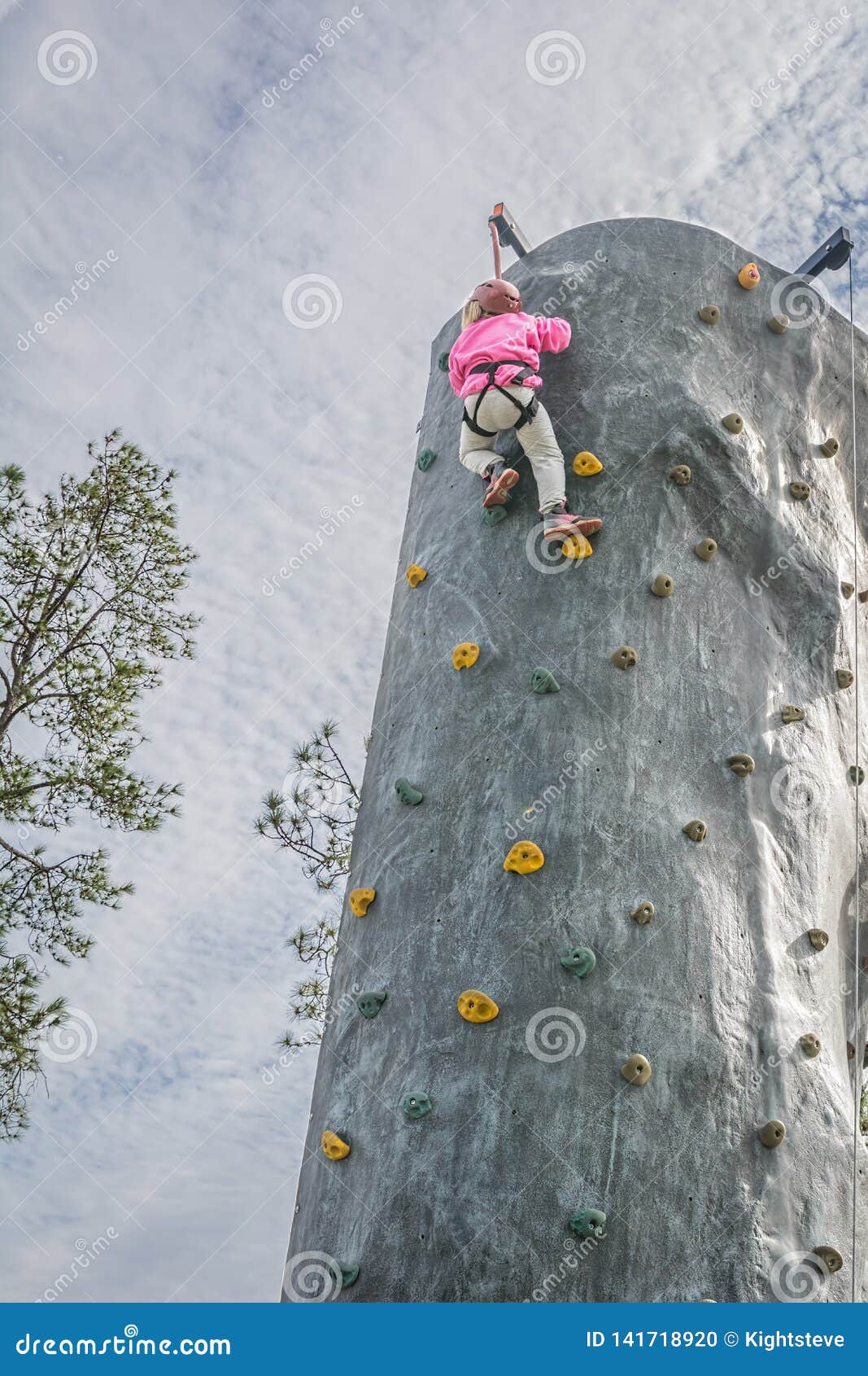 Almost There, and the Goal is within Reach Stock Photo - Image of rock ...