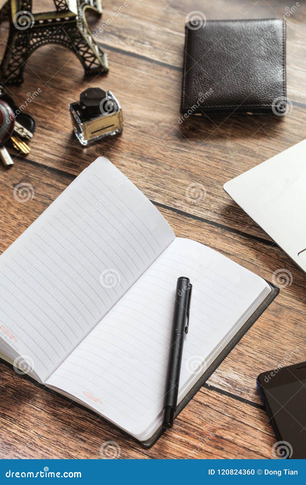 There are All Kinds of Office and daily Necessities on the Desk Stock ...