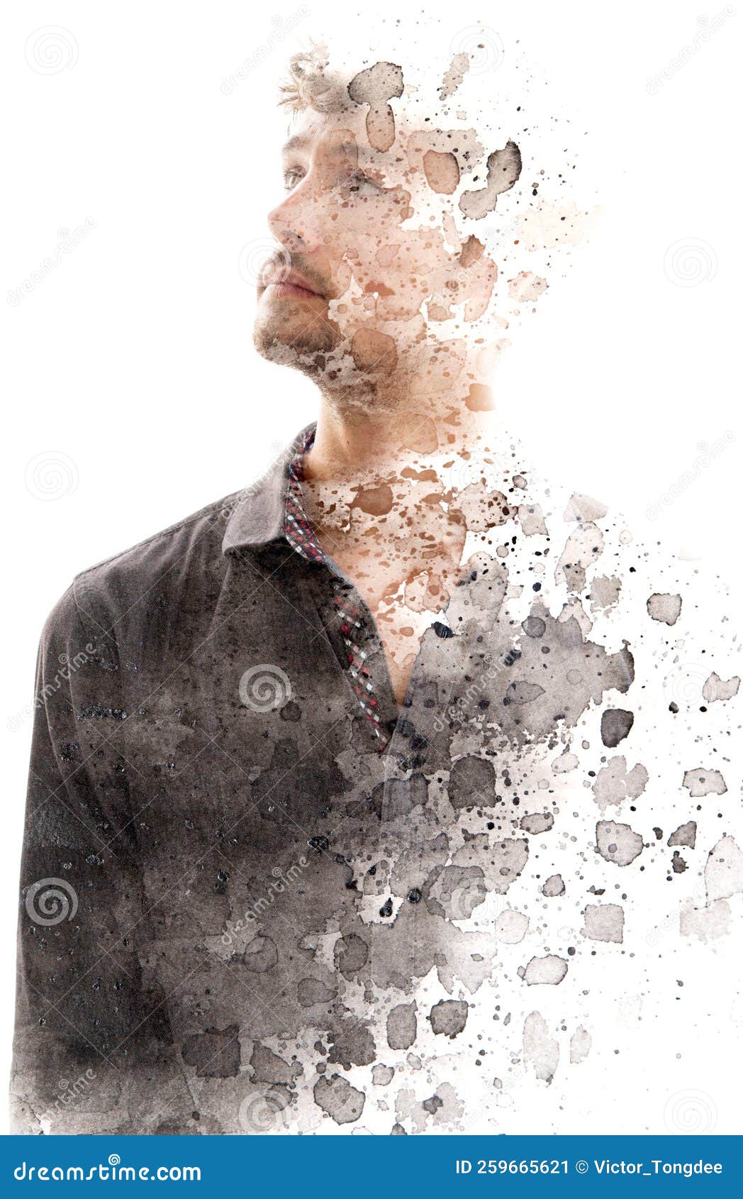 Is There Anything but Emptiness. Paintography. Stock Image - Image of ...