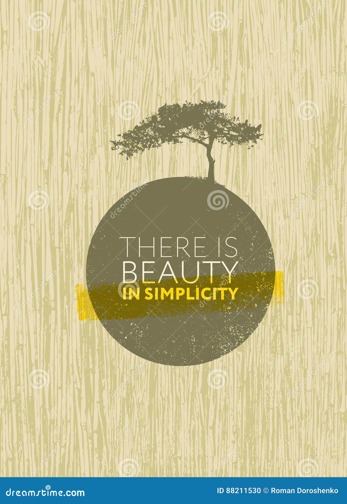 There is Beauty in Simplicity. Organic Creative Zen Motivation Quote ...