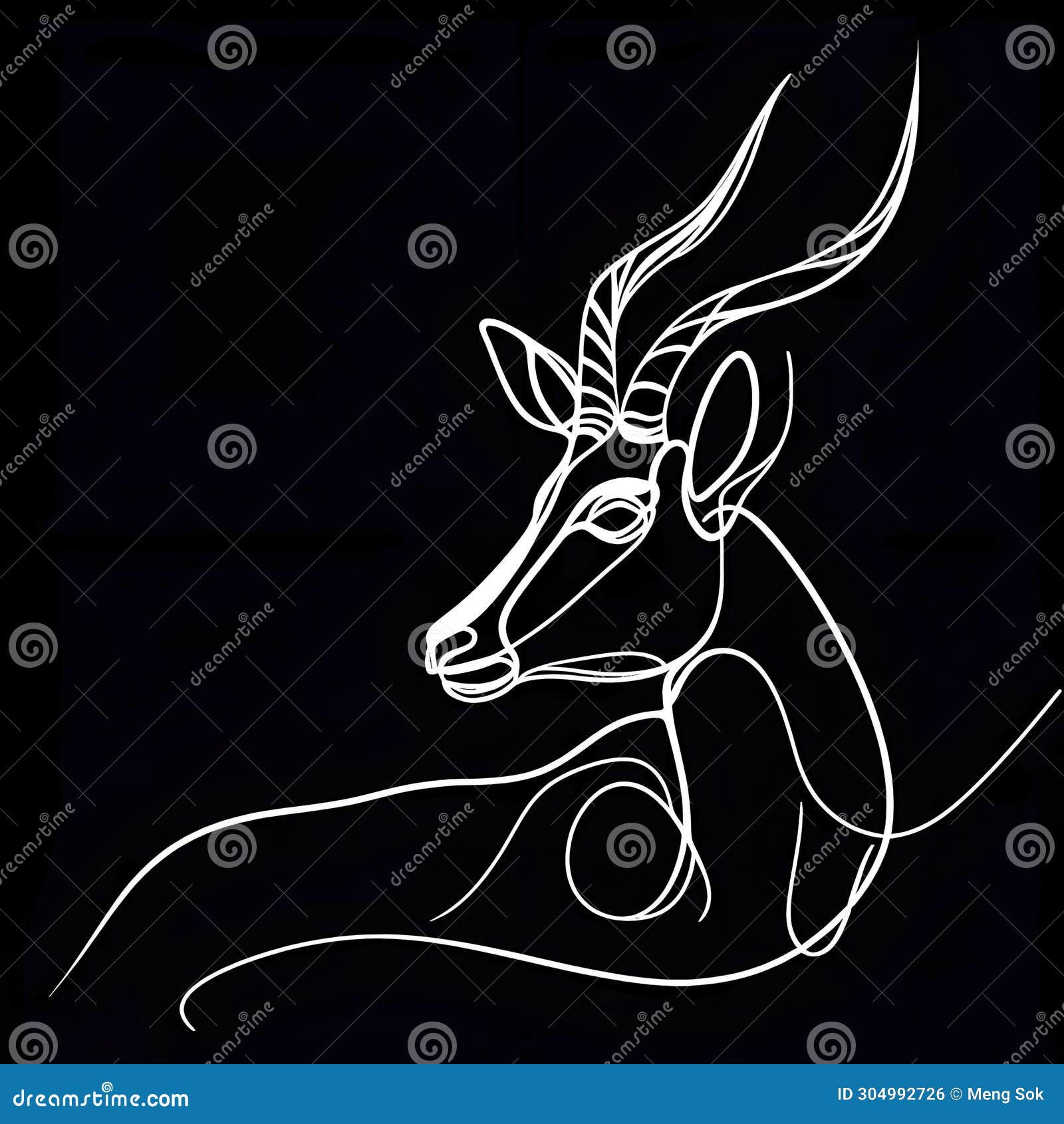 A Drawing Of A Man With Horns - Mythologic Satyr Medieval Bestiary ...