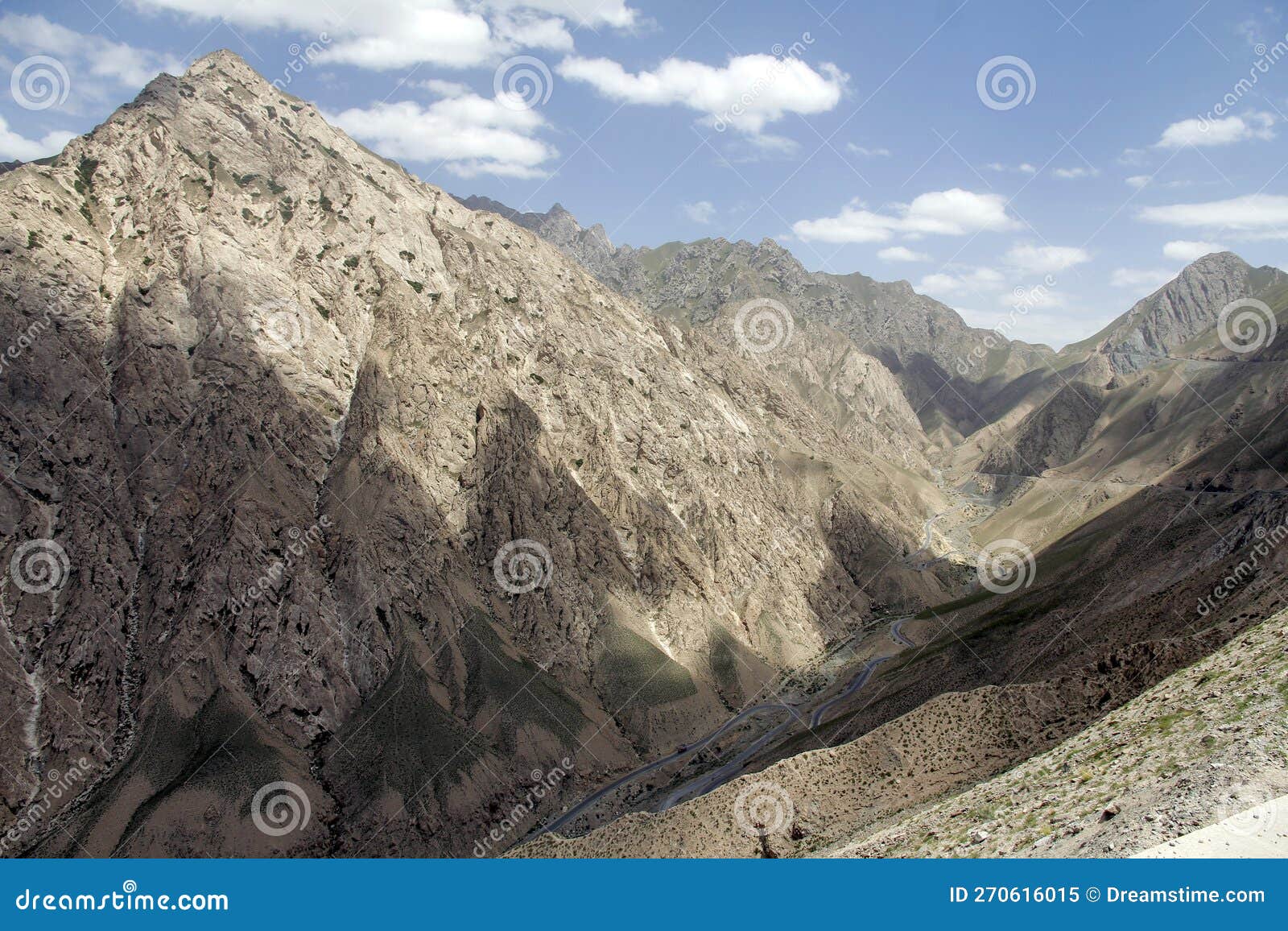 There is a Winding Mountain Road Under the Rugged and Dangerous ... There is a Winding Mountain Road Under the Rugged and Dangerous ...