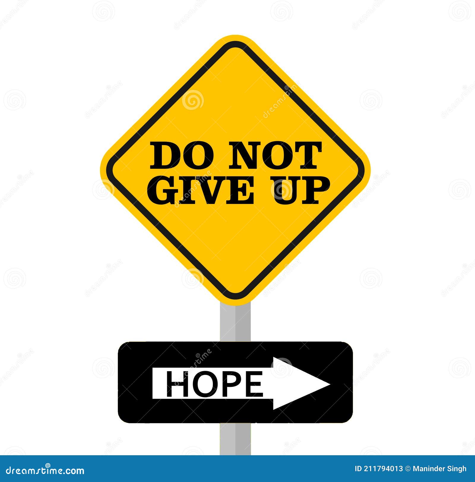 There is always Hope stock image. Image of sign, dangerous - 211794013