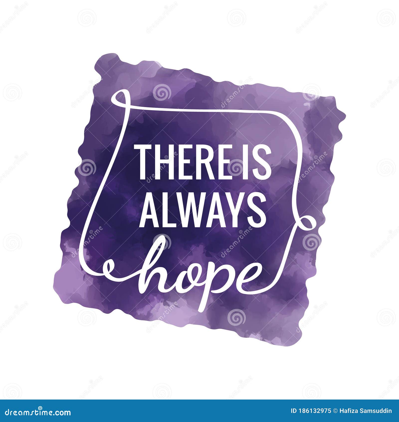 There is always Hope. Vector Illustration Decorative Design Stock ...