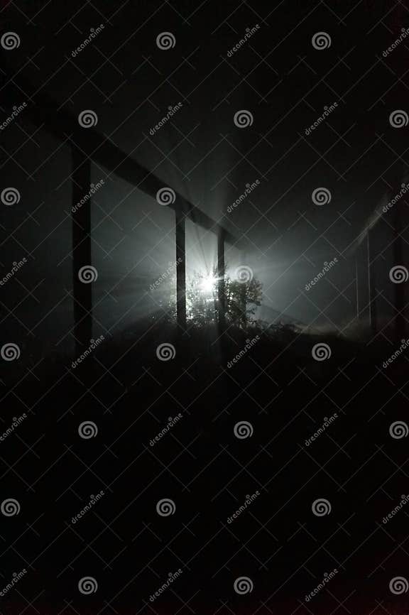 There is light at night. stock image. Image of darkness - 83062359