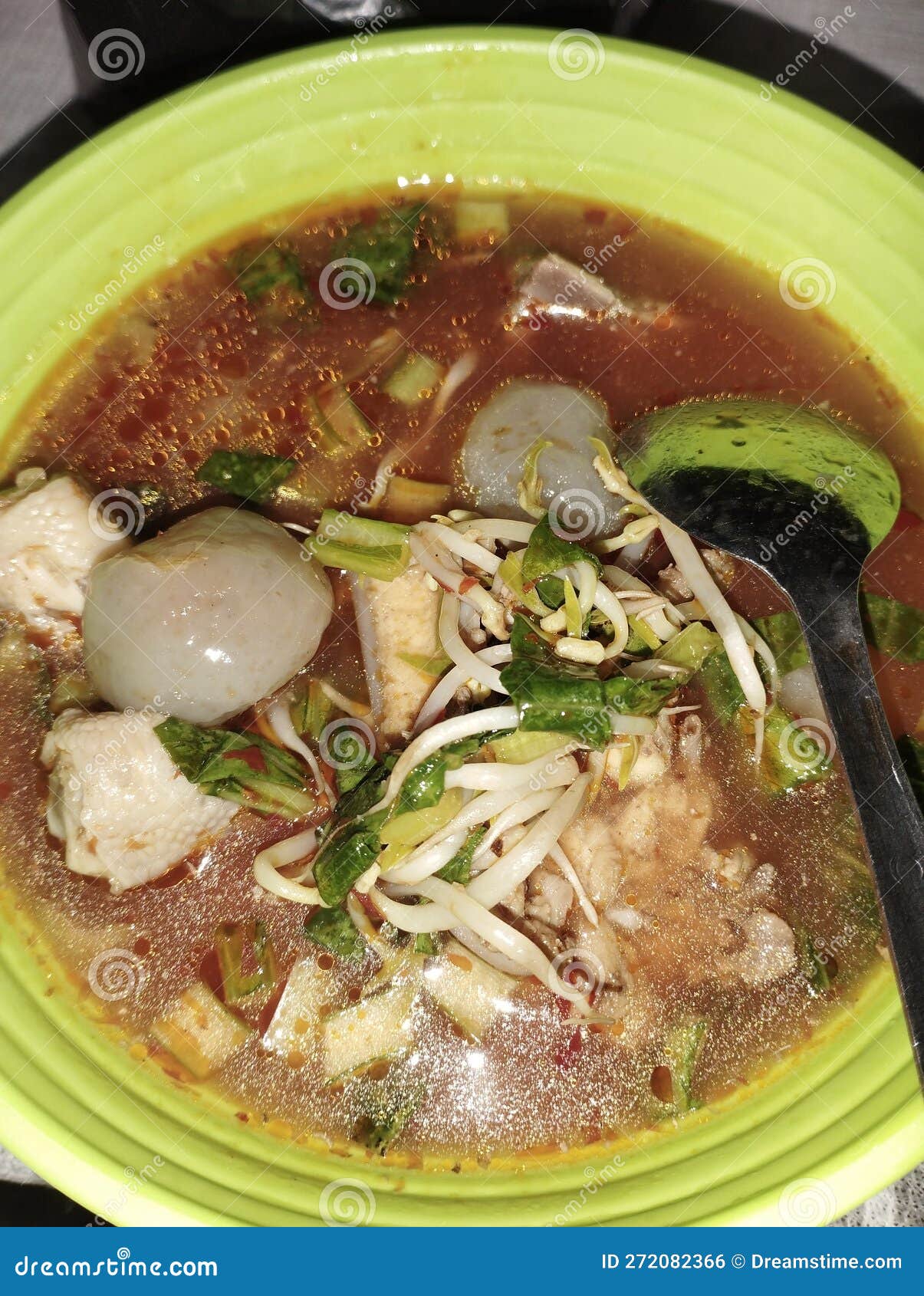 There are Many Types of Baso, One of Which is Baso Aci Stock Photo ...