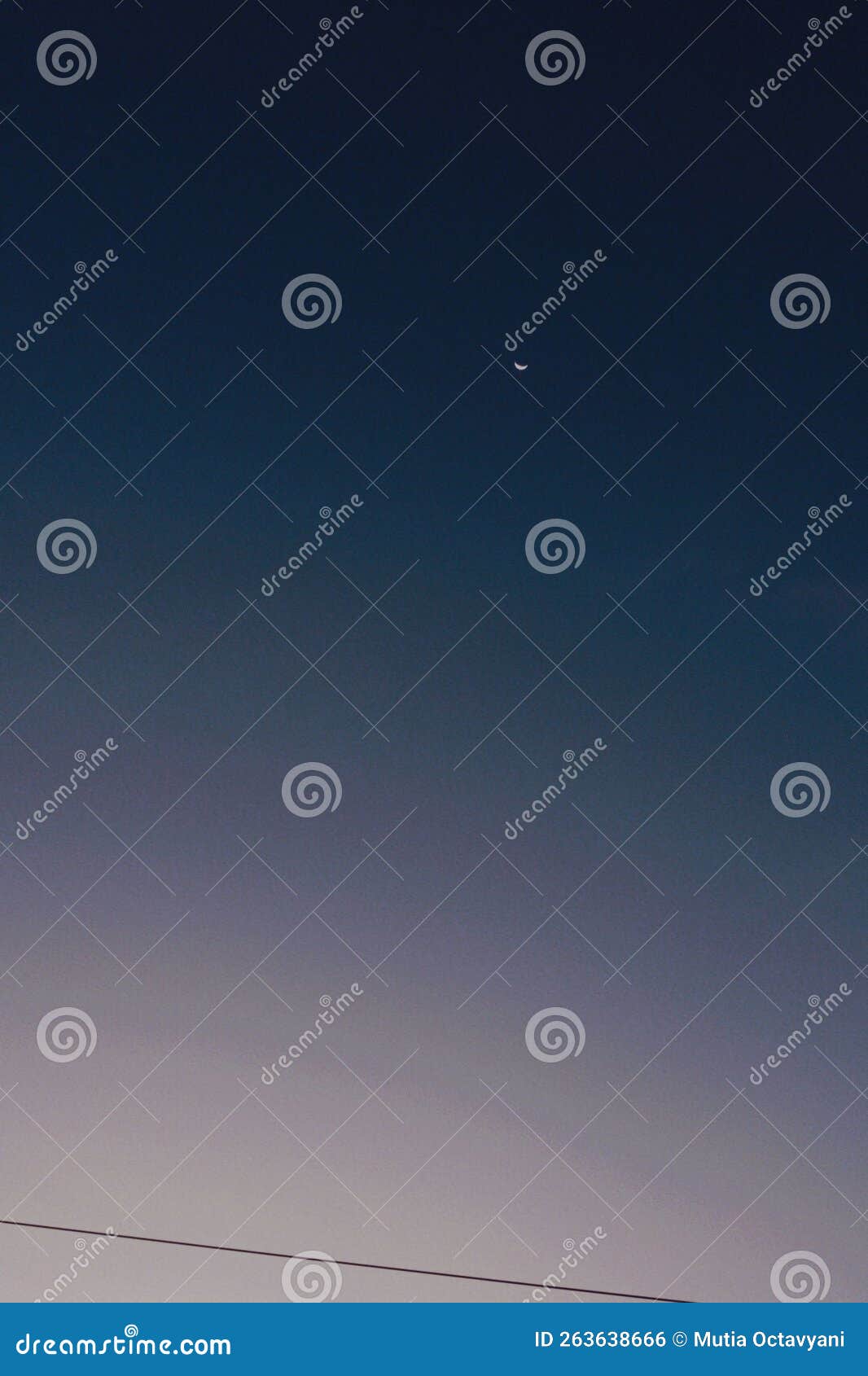 There is No Clear Night Sky without the Moon Stock Photo - Image of ...