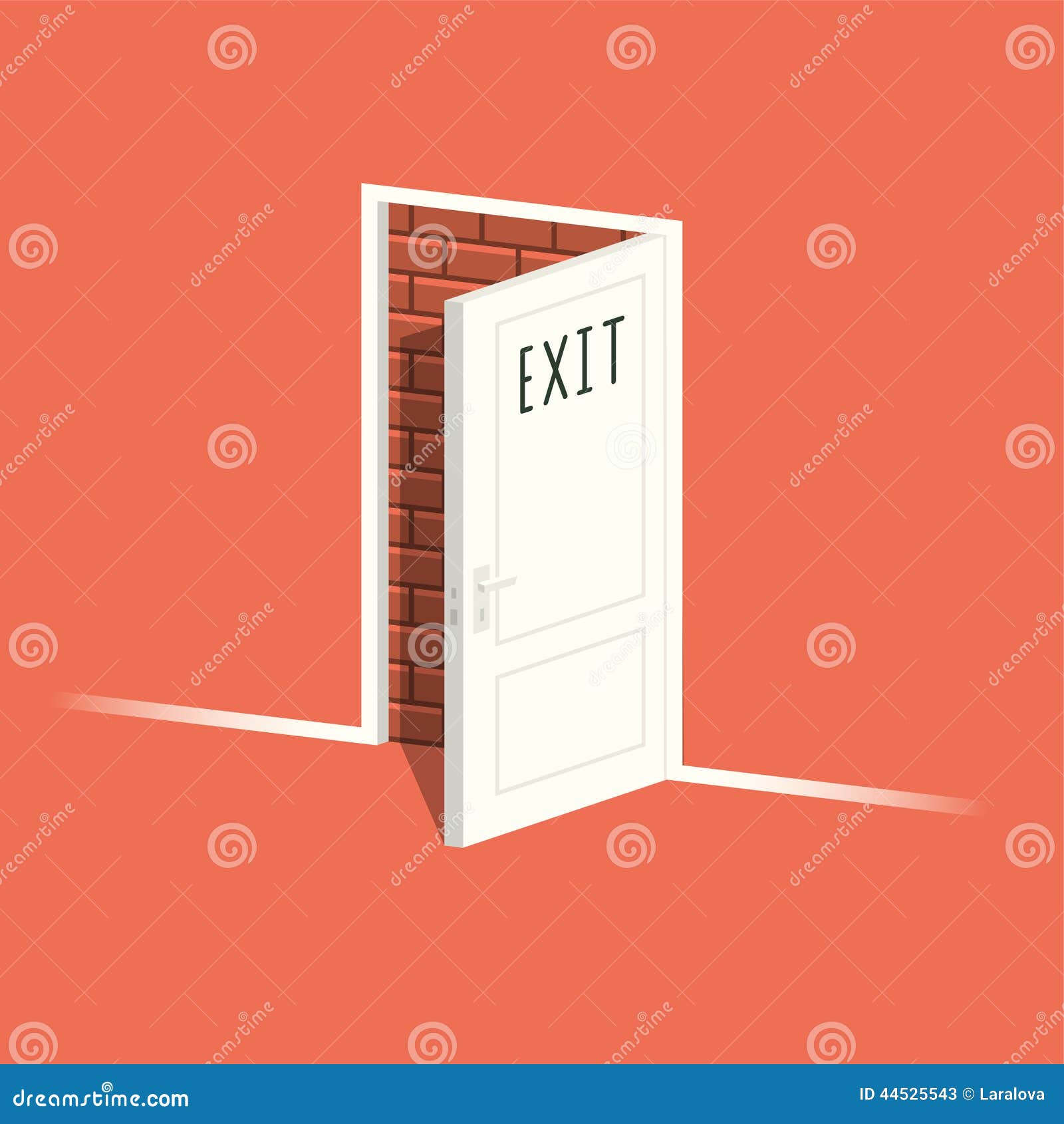 There Is Always A Way, Exit 3d Stock Photography | CartoonDealer.com ...