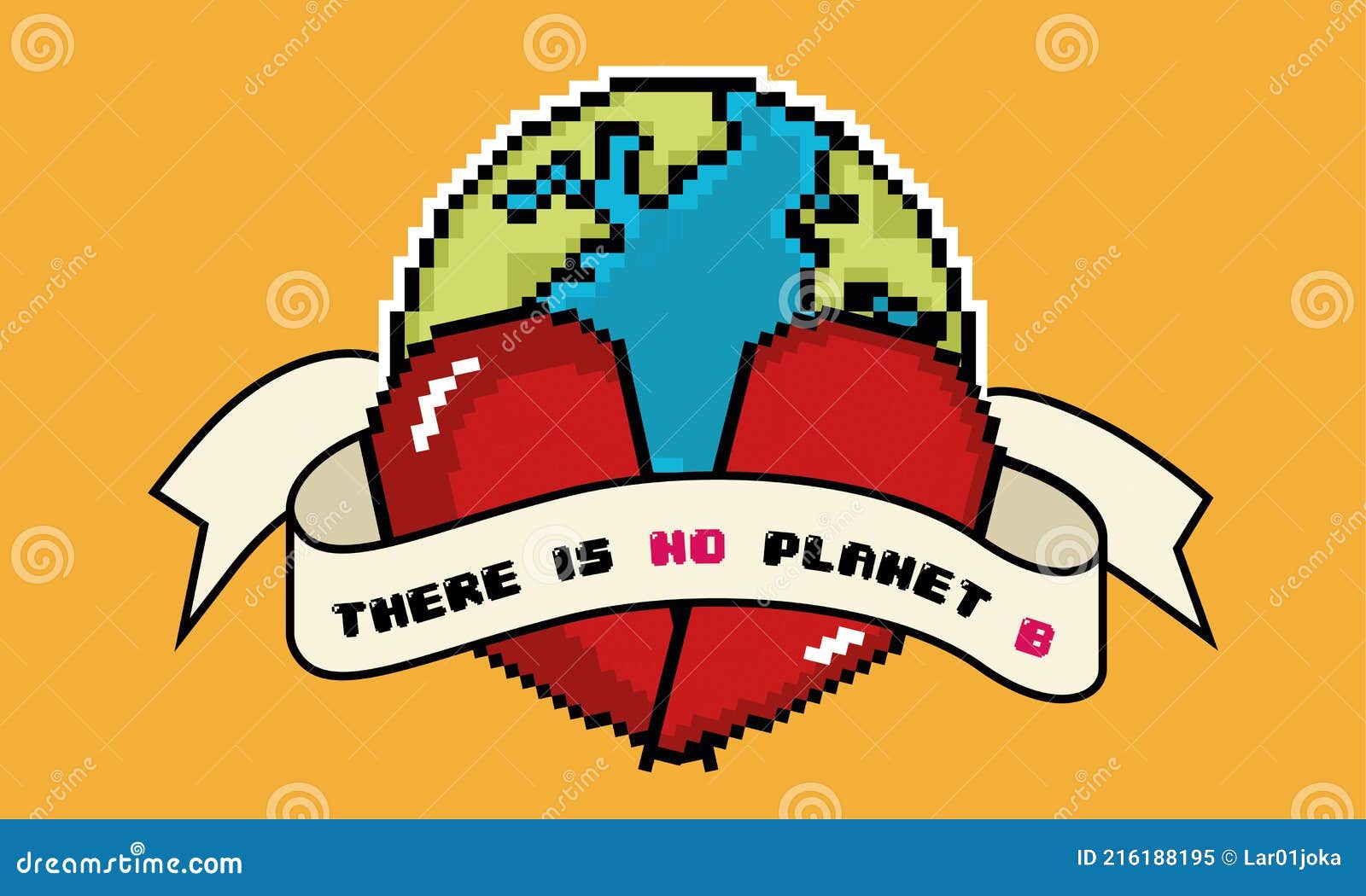 There is no plan B stock vector. Illustration of green - 216188195