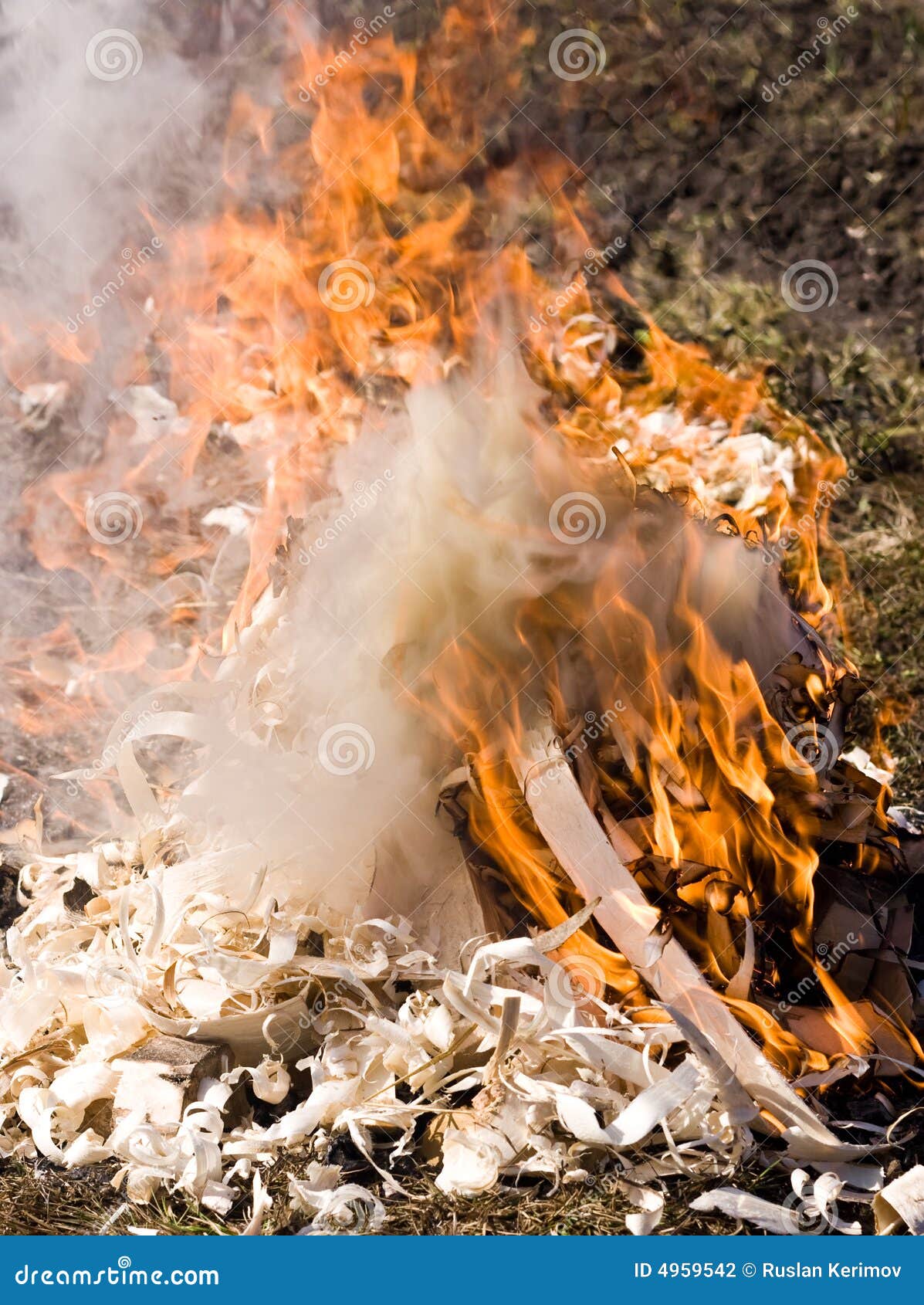 There is No Smoke without Fire Stock Photo - Image of barbecue, effect ...