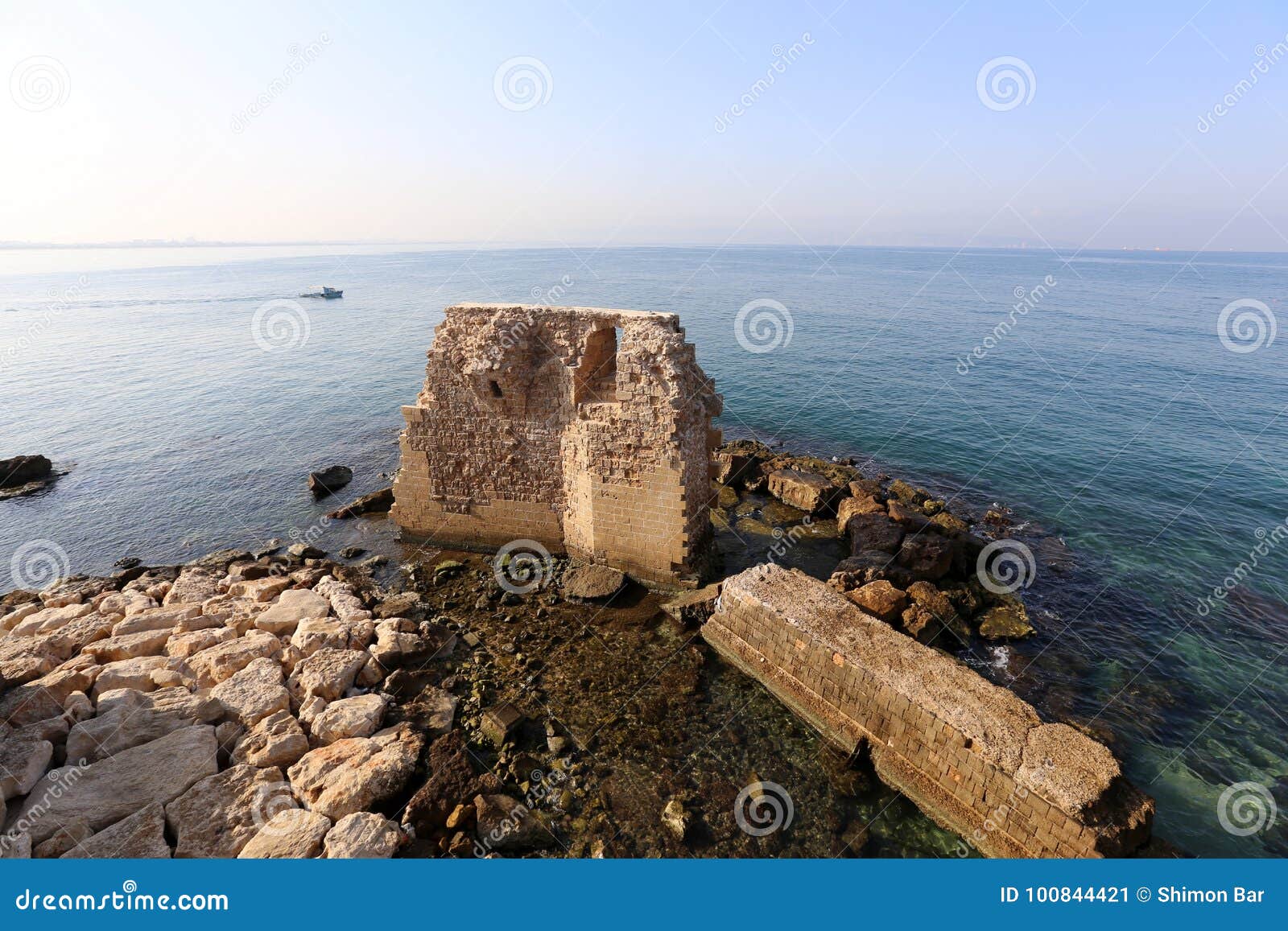 Stone wall stock image. Image of morning, architecture - 100844421