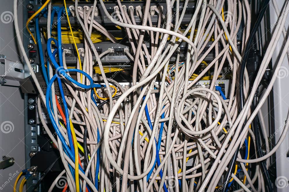 There is a Rack with Network Equipment in the Server Room. There are a ...