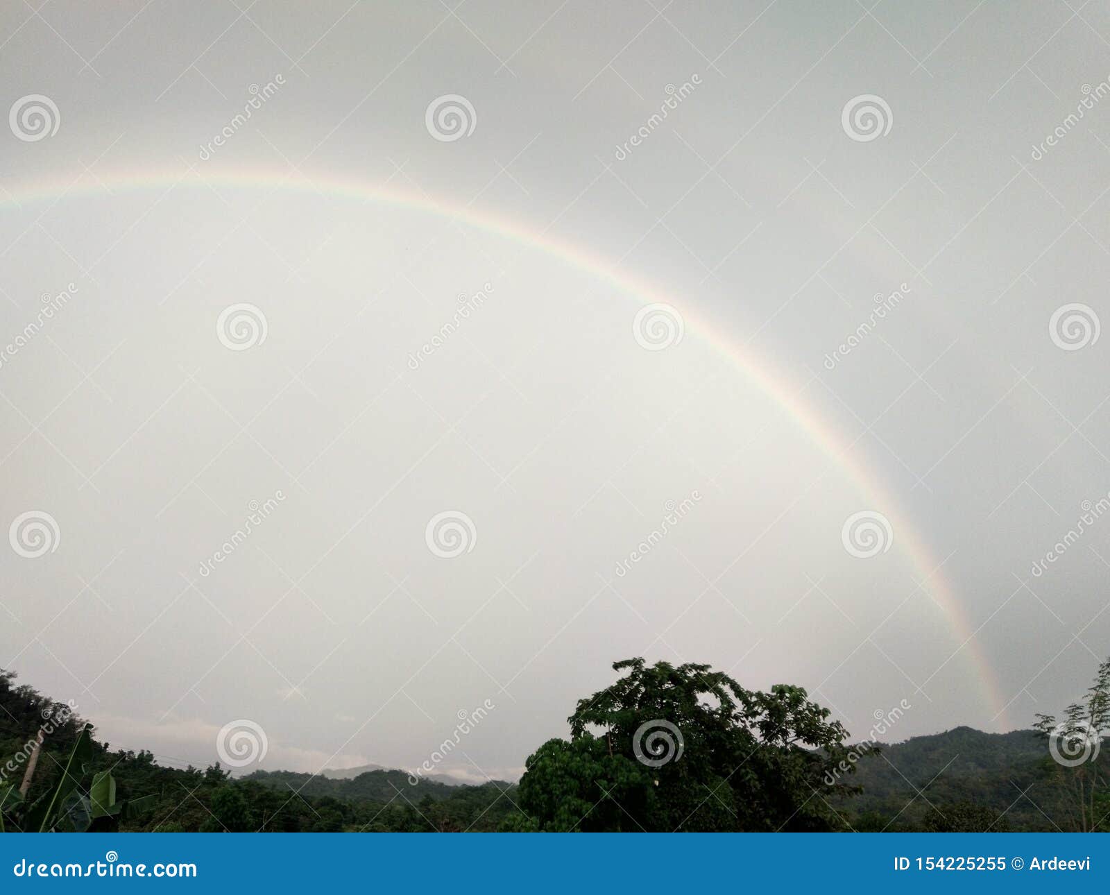 There S always a Rainbow after the Rain Stock Image - Image of rain ...