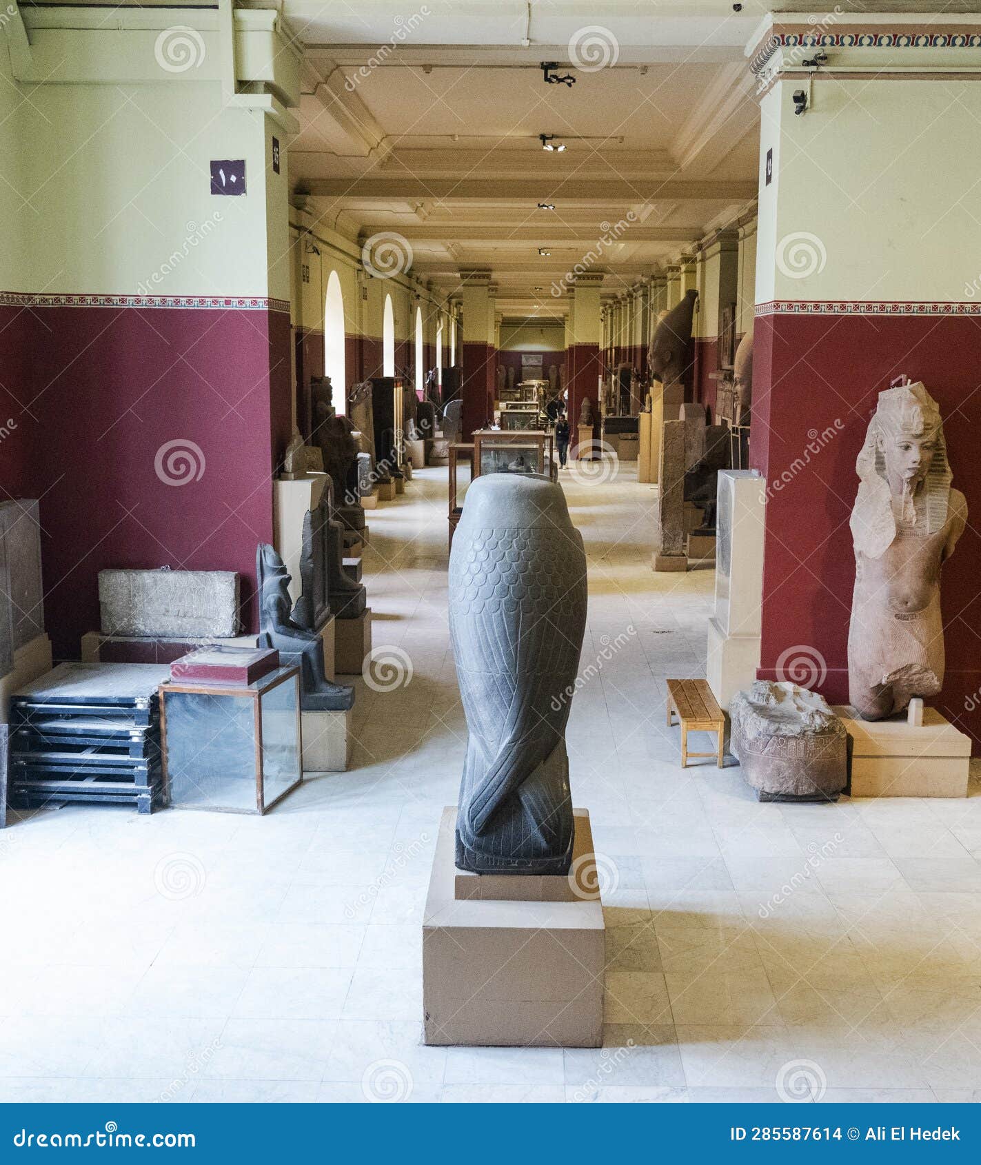 Ground Floor at Egyptian Museum in Cairo Editorial Stock Image - Image ...