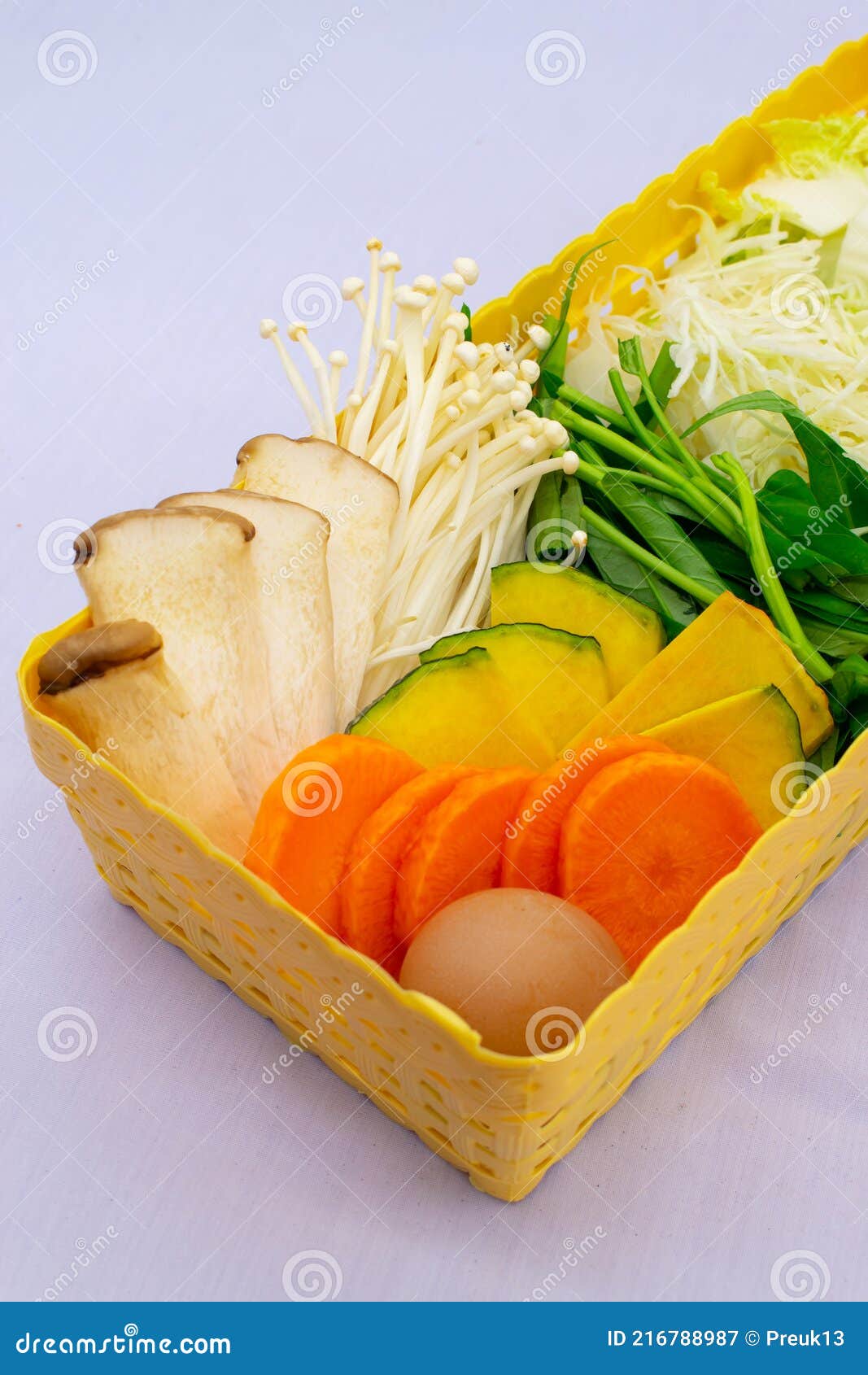 There Vegetable of Shabu stock image. Image of enoki - 216788987