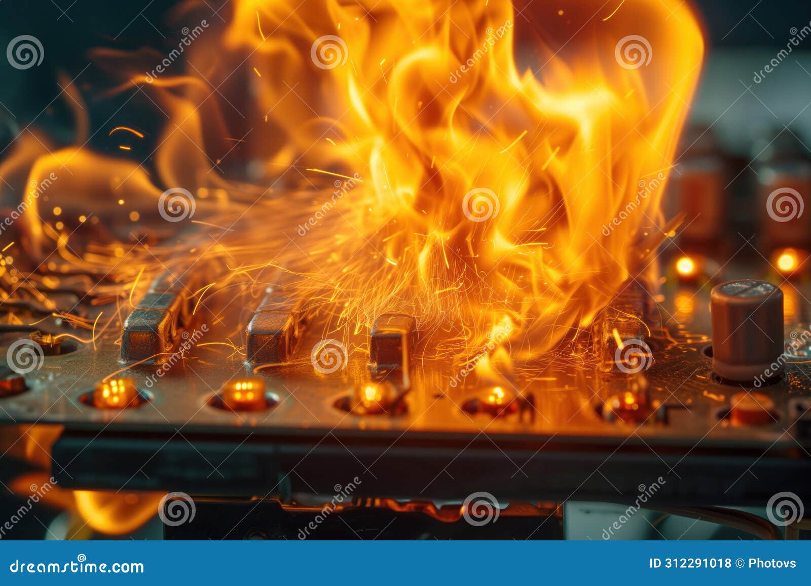 There Was Fire Resulting from an Electrical Short Circuit on High ...