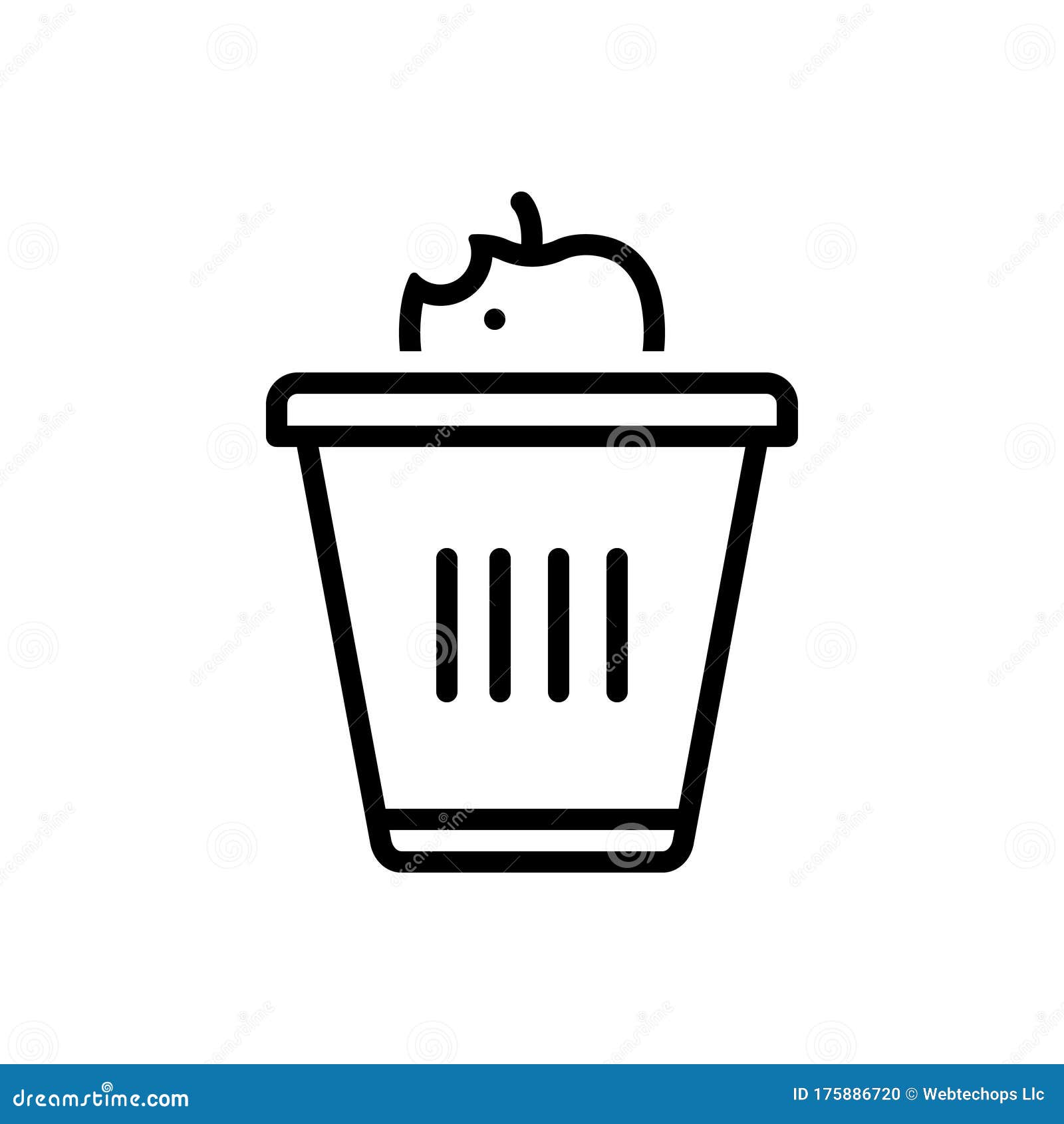 Black Line Icon for Therefore, so and Here Stock Vector - Illustration ...