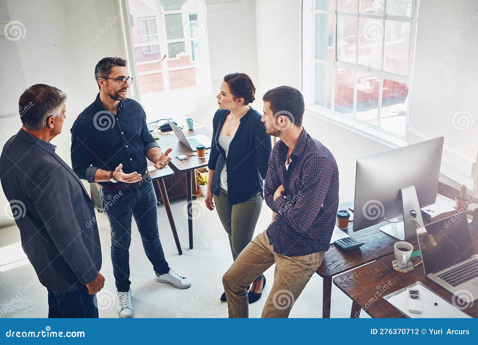 Theres No Magic Formula To Innovation. a Group of Designers Having a ...