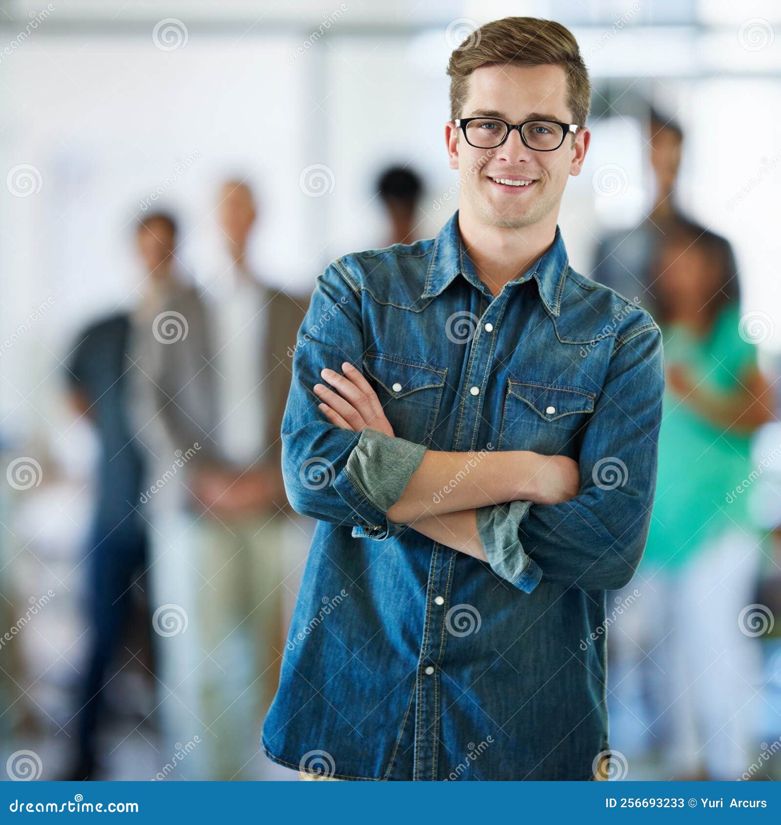 Theres No Work without Teamwork. Business Colleagues in the Office ...